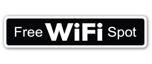 FREE WIFI SPOT Street Sign WIFI SPOT Sign wireless coffehouse | Indoor ...