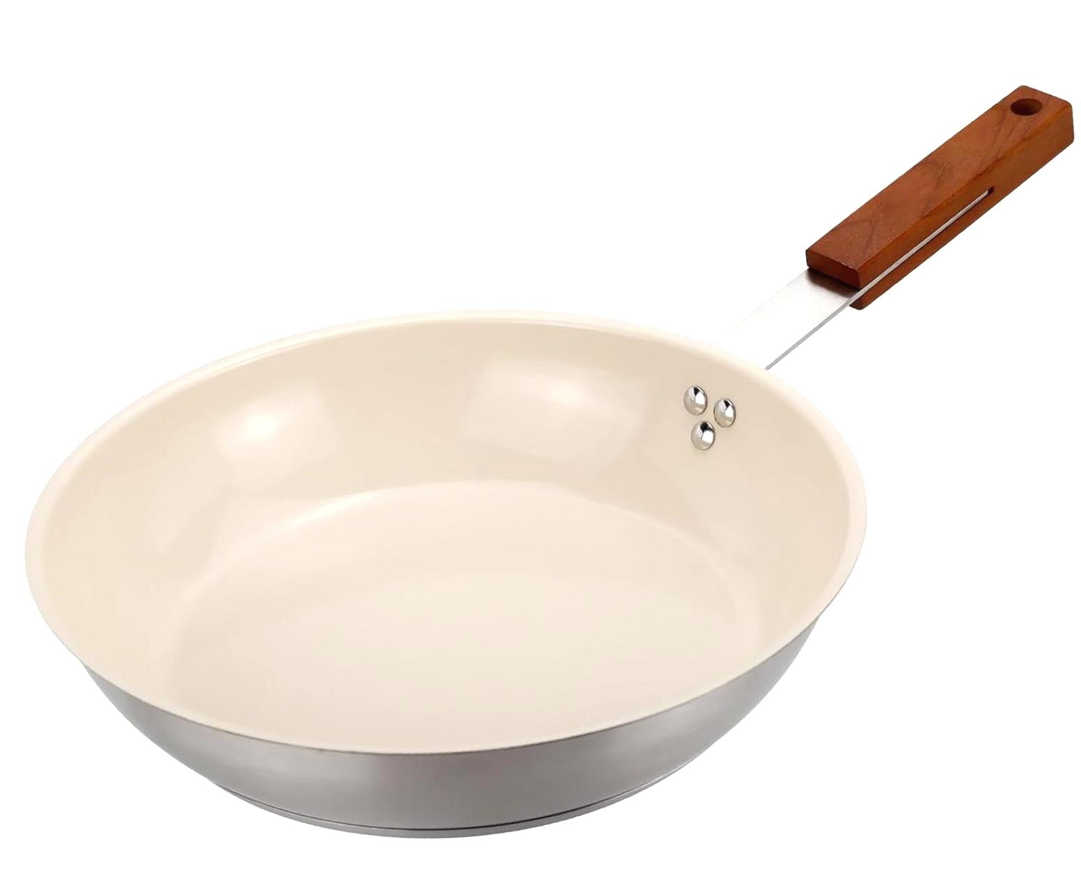 FREEAMG 10 Inch Nonstick Frying Pan, Ceramic Steel Skillet, Features ...