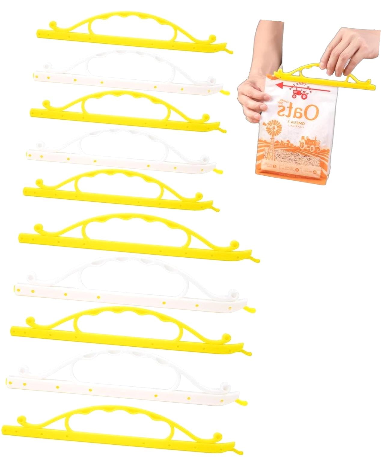 FREEAMG 10 Piece Chip Bag Clips Set, Airtight Bag Sealers with Handle ...