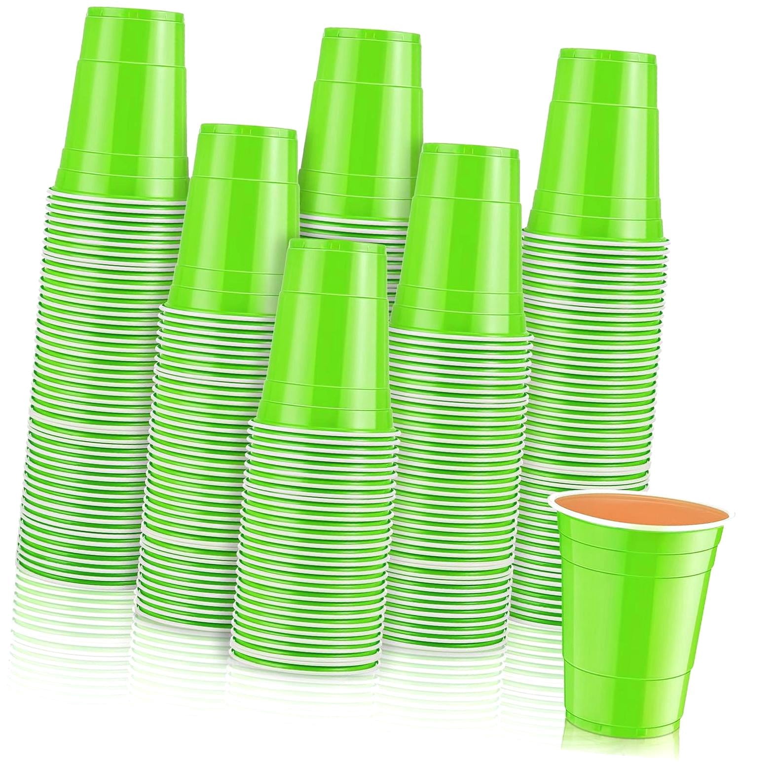 FREEAMG 100 Pack 16 Ounce Graduation Plastic Party Cups Drinking Water ...