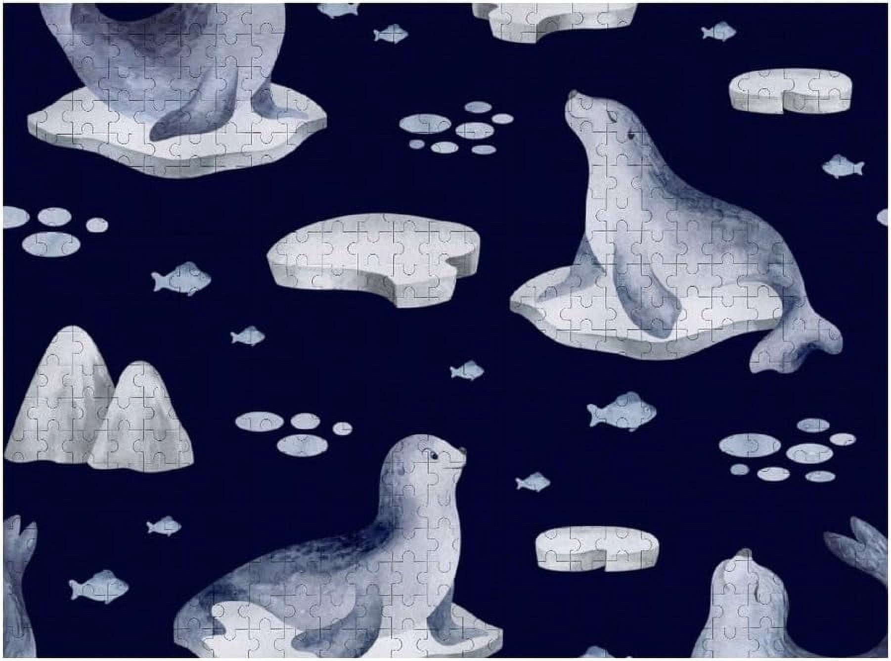 FREEAMG 1000 Piece Jigsaw Puzzle for Kids Adults - Cute North Pole ...