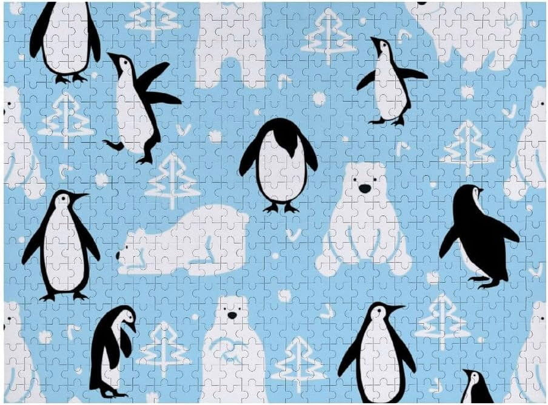 FREEAMG 1000 Piece Jigsaw Puzzle for Kids Adults - Polar Bears with ...