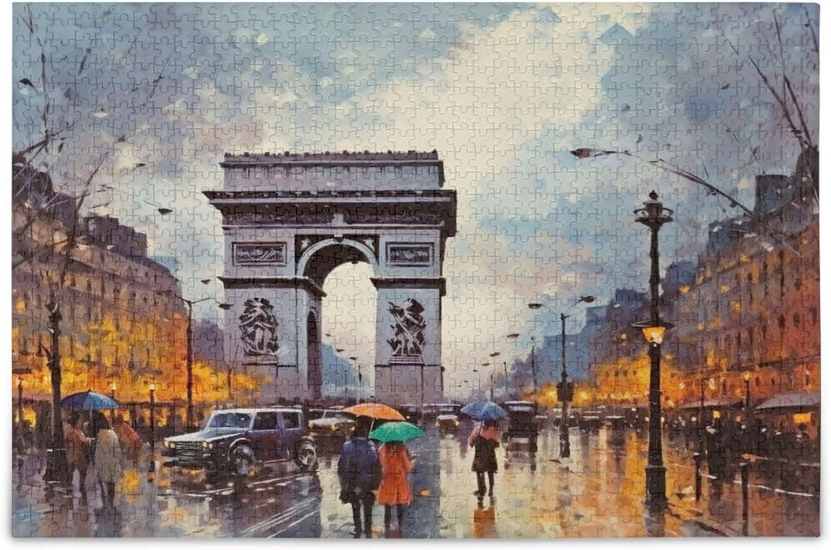 FREEAMG 1000 Pieces Beautiful Street View Jigsaw Puzzle for Adults ...