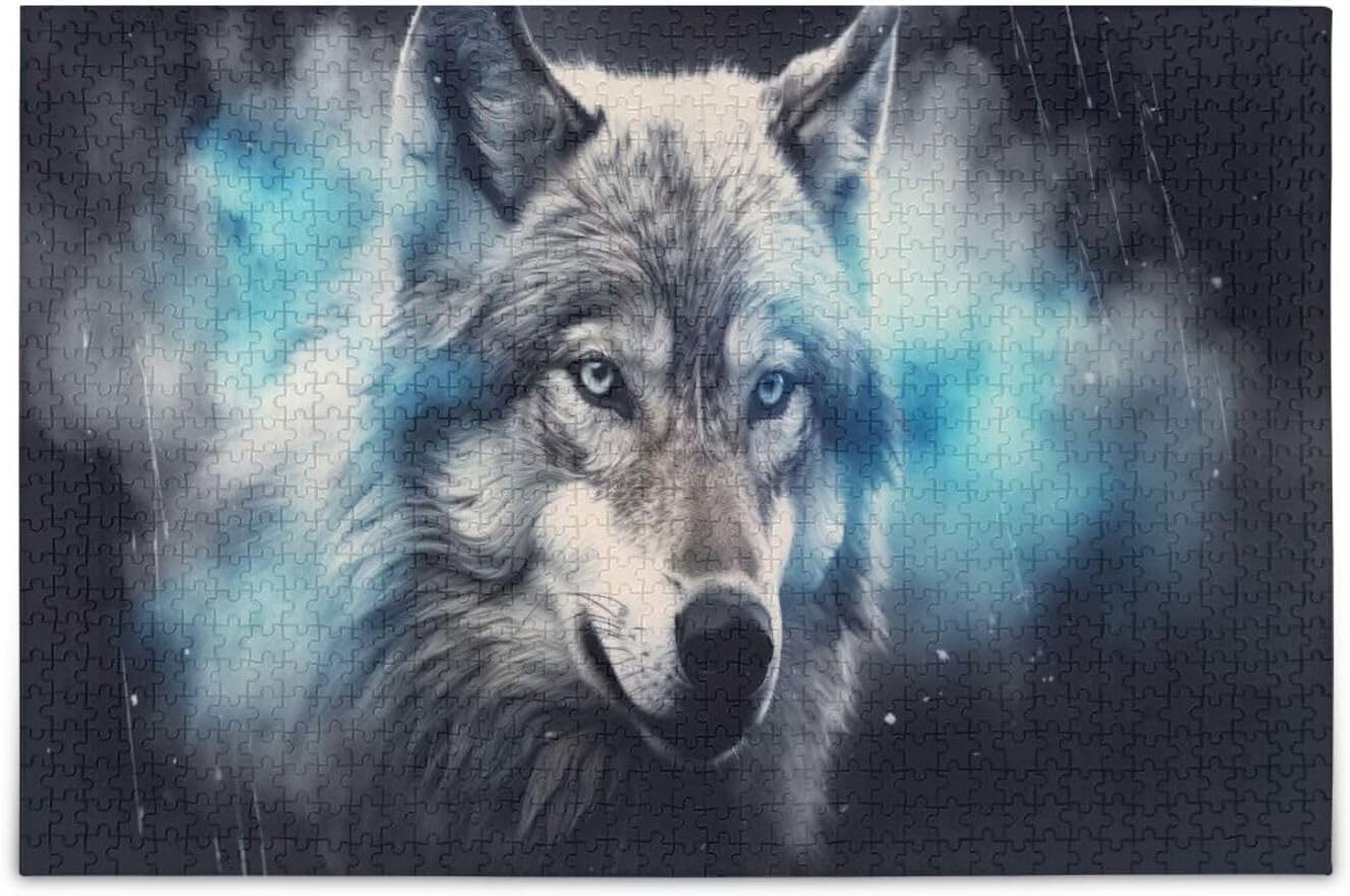 FREEAMG 1000 Pieces Wolf Jigsaw Puzzle for Adults Teens Kids, Fun ...
