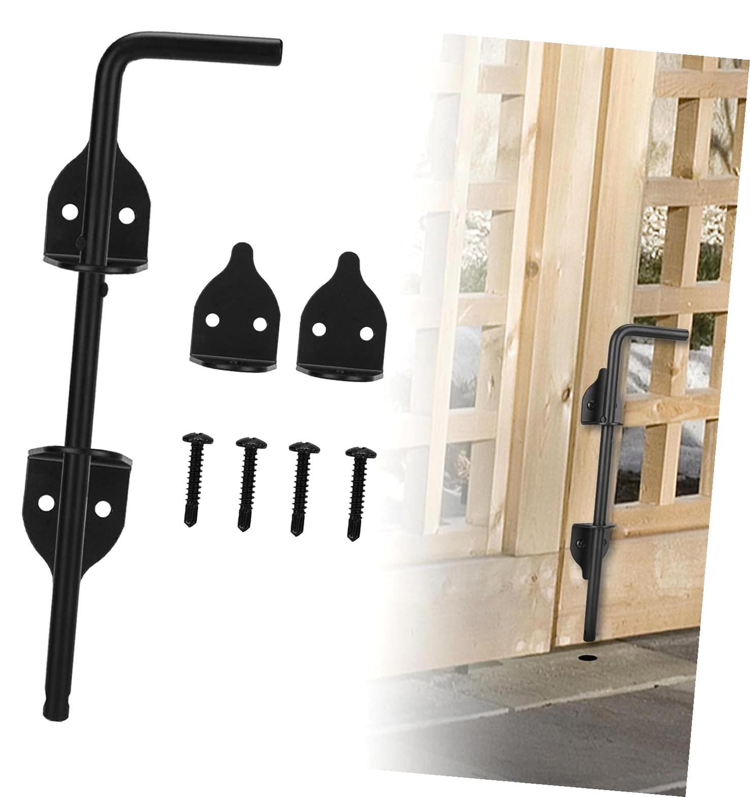 FREEAMG 12" Cane Bolt Gate Drop Rod for Vinyl Gate, Cane Bolts for Wood ...