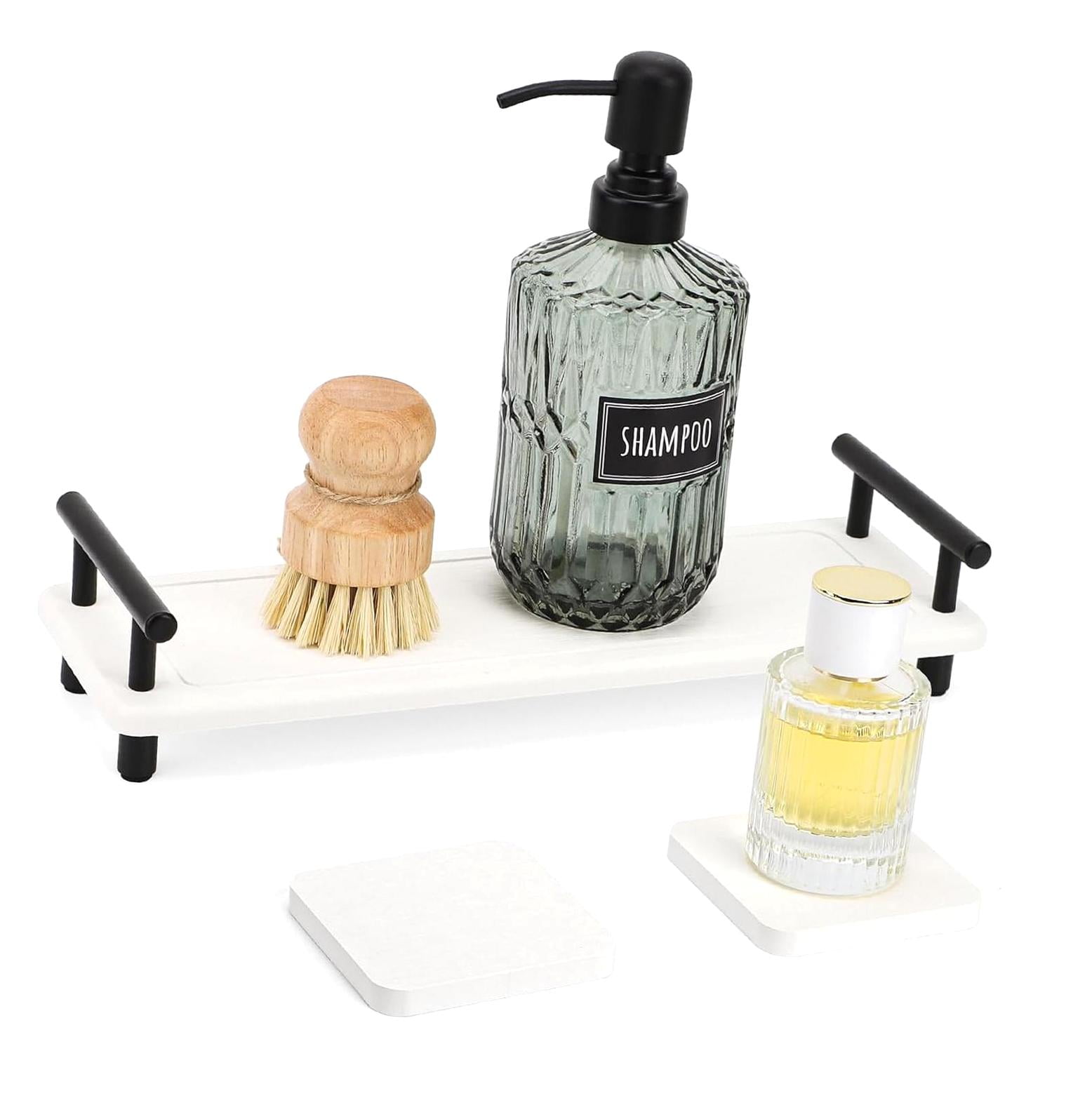 FREEAMG 12x4in Drying Stone Sink Tray, Moisture Absorbent Diatomite ...