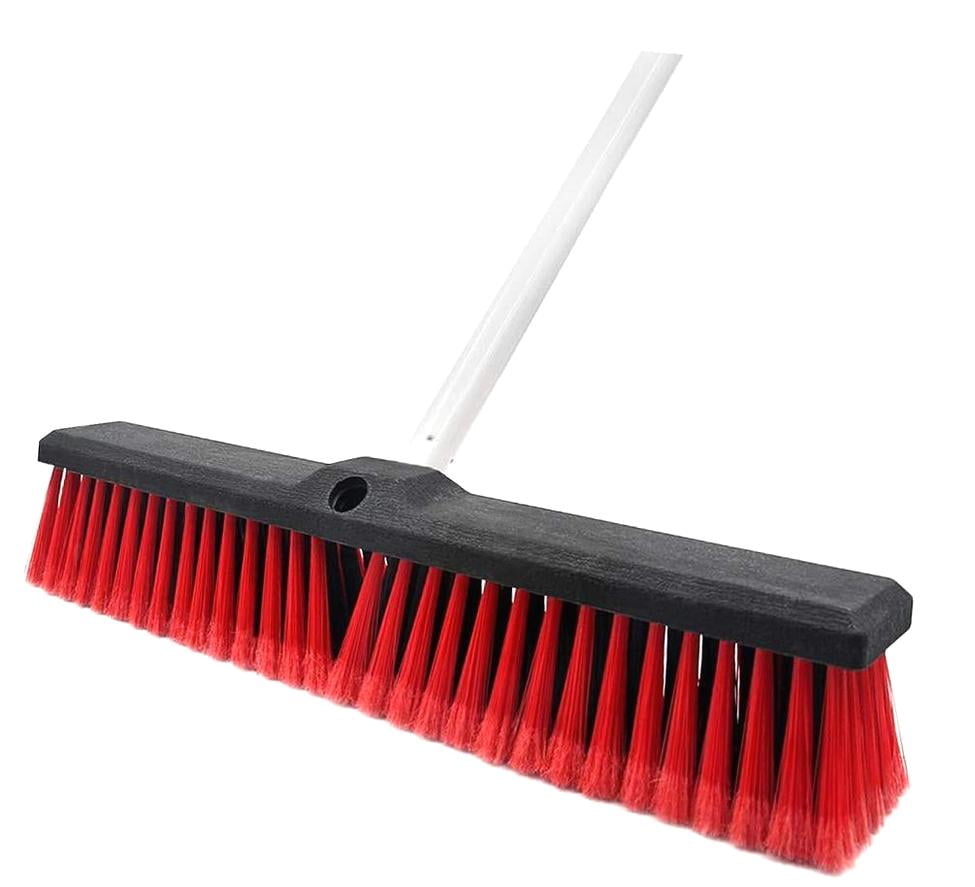 FREEAMG 18" Push Broom Large Outdoor Sweeping Broom Wide Industrial ...