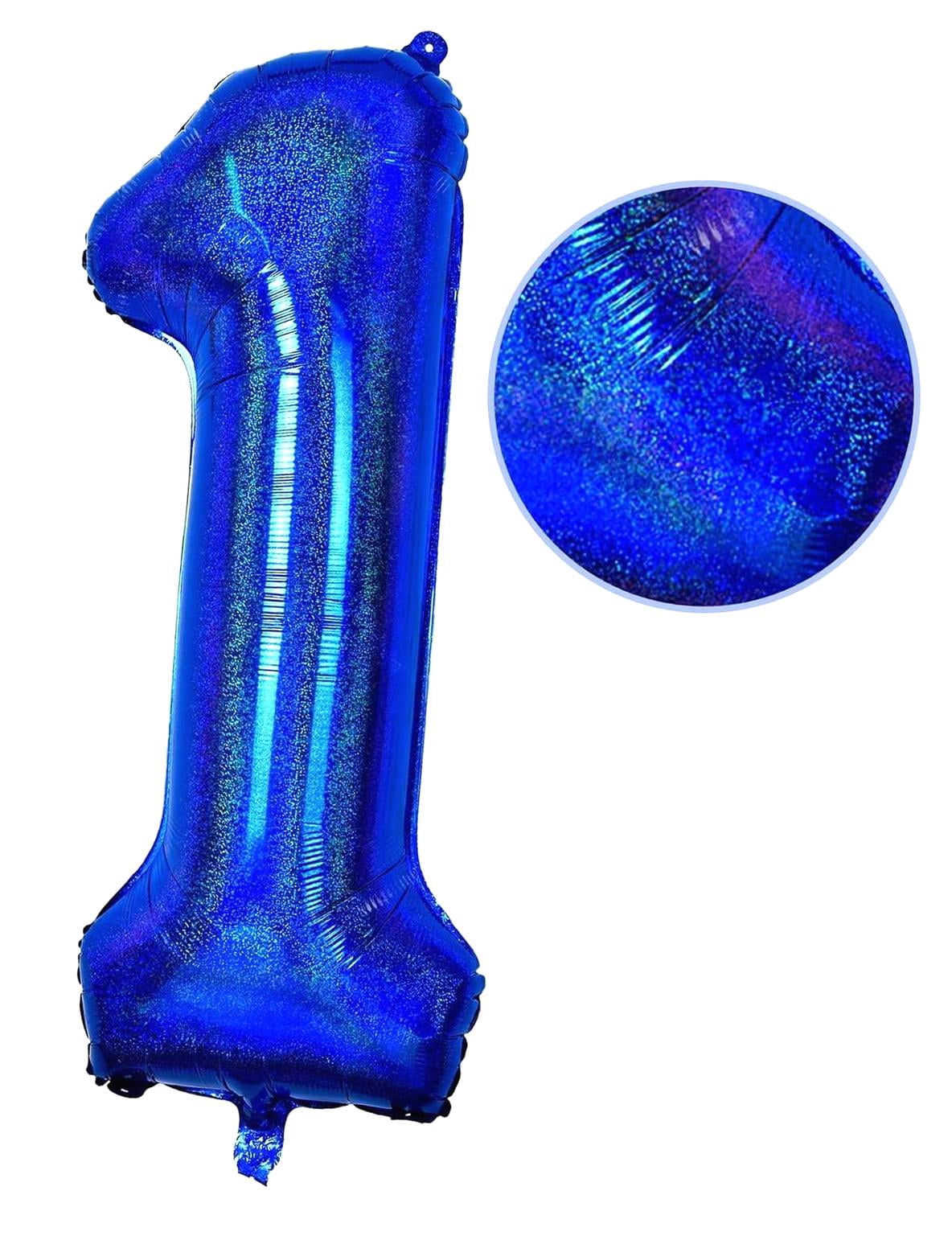 FREEAMG 1st Balloon 40 Inches, Dark Blue Large Number Balloon, Foil 1 ...