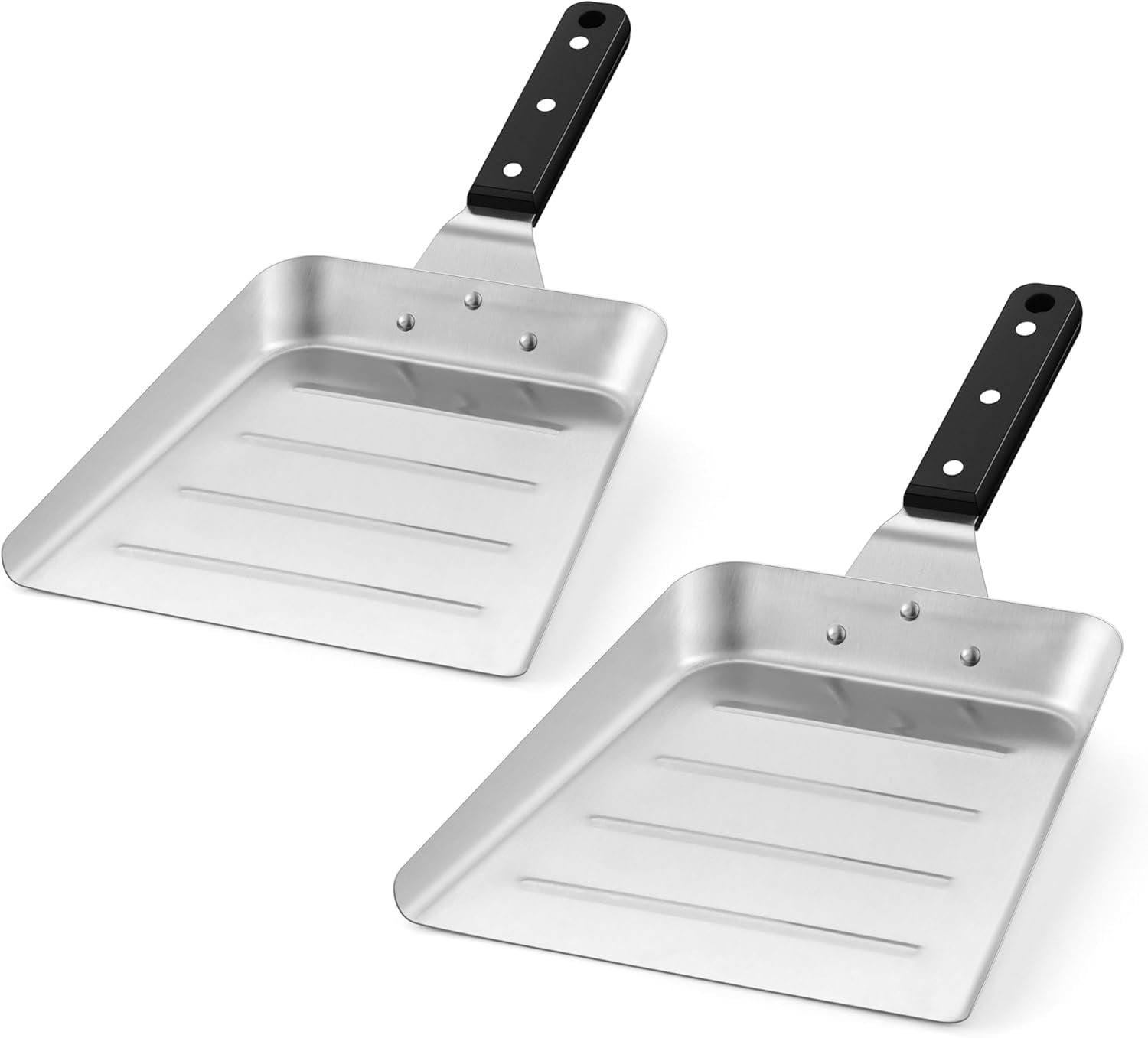 FREEAMG 2 Pa Griddle Food Mover, Stainl Steel Griddle Scoop, Heavy Duty ...