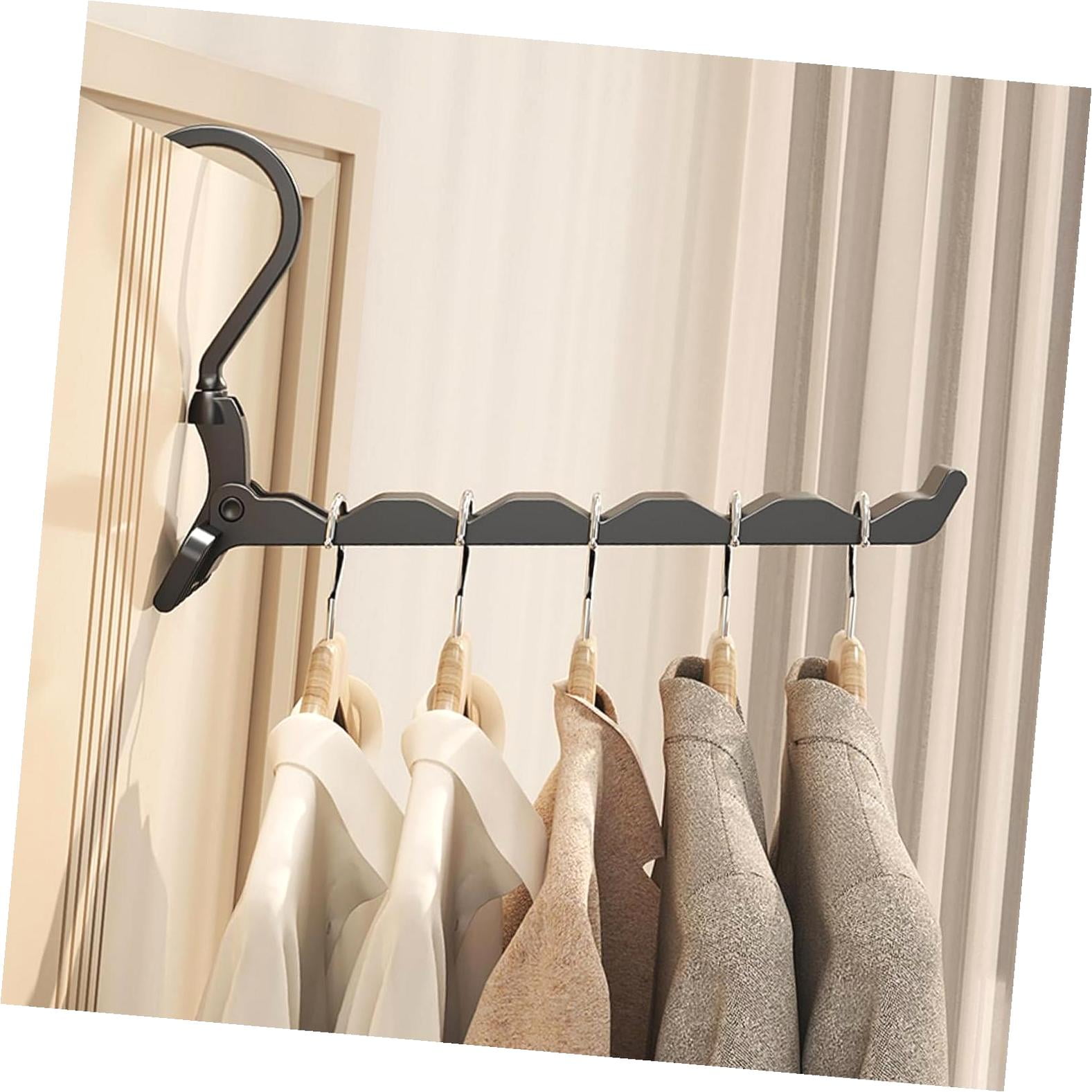 FREEAMG 2-Pack Foldable Clothes Drying Rack, Portable Travel Hanger for ...