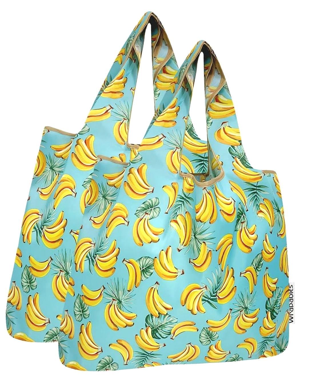 FREEAMG 2-Pack Medium Foldable Nylon Grocery Totes - Walmart.com