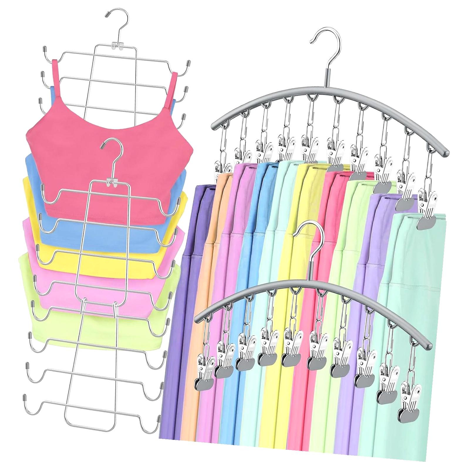 FREEAMG 2-Piece Tank Top and Yoga Pants Organizer Set, Includes 20 ...