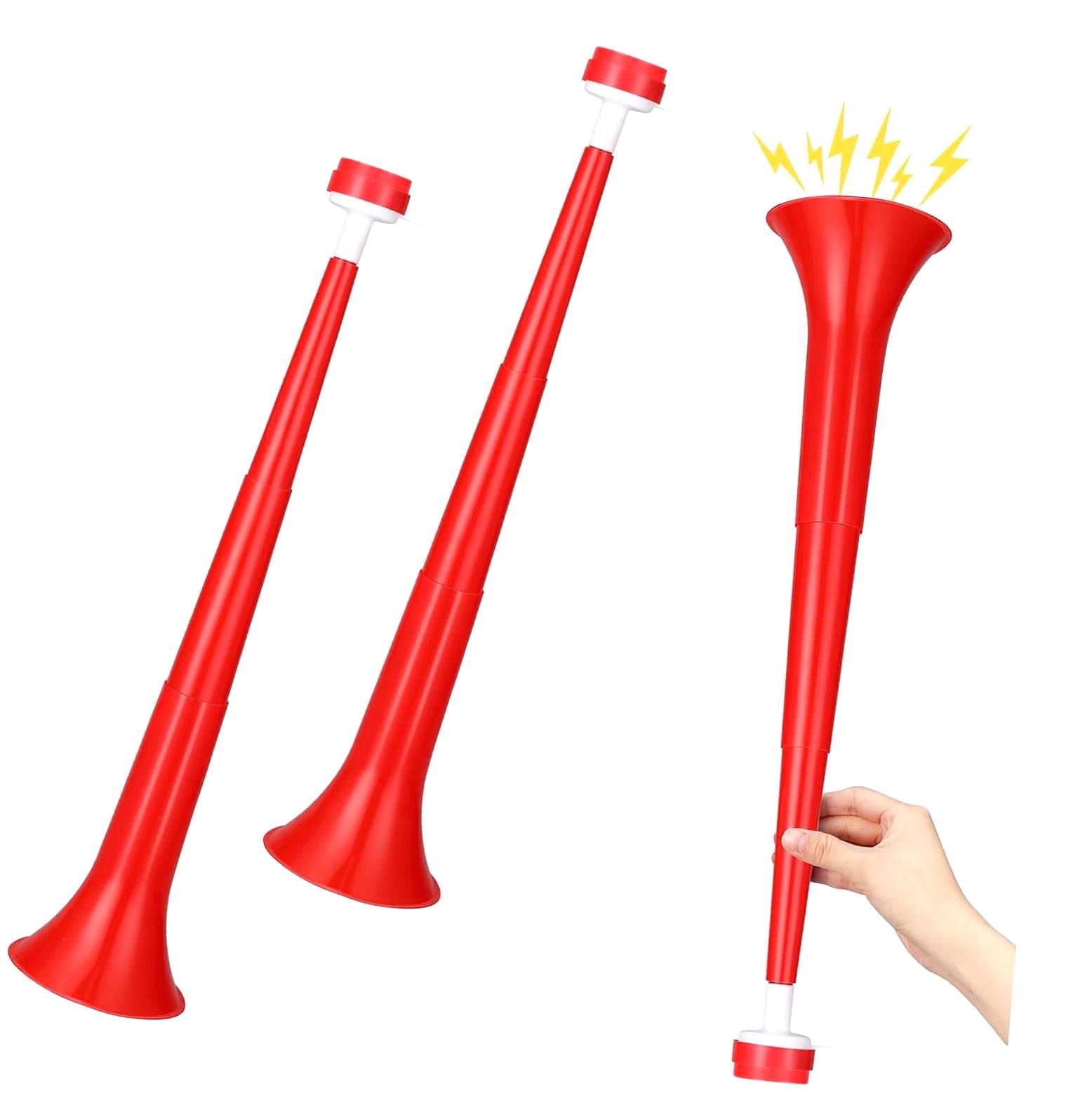 FREEAMG 2 Pieces Stadium Horn 21 Inch Vuvuzela Plastic Foldable ...