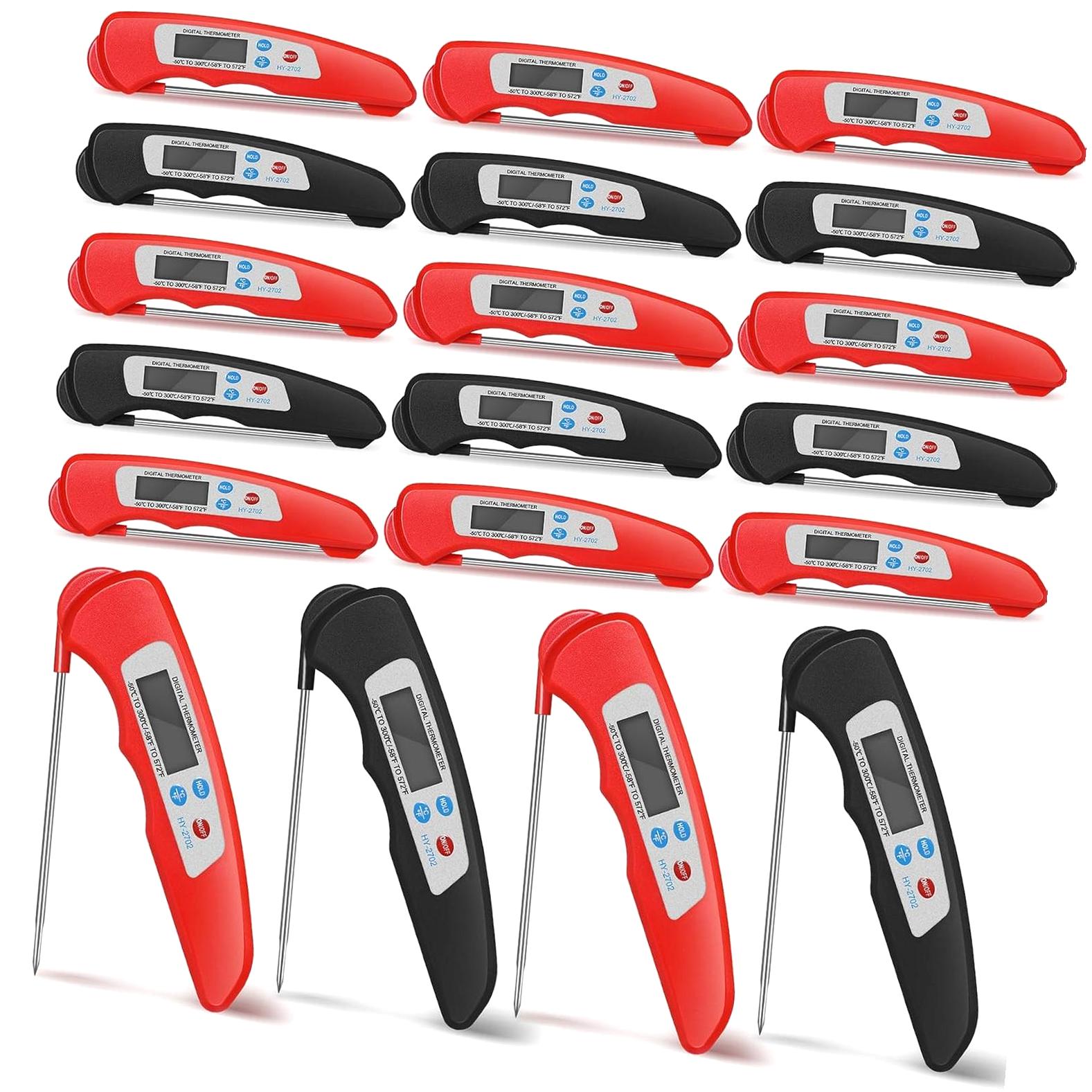 FREEAMG 20 Piece Meat Thermometer Set, Foldable Kitchen and Grill ...
