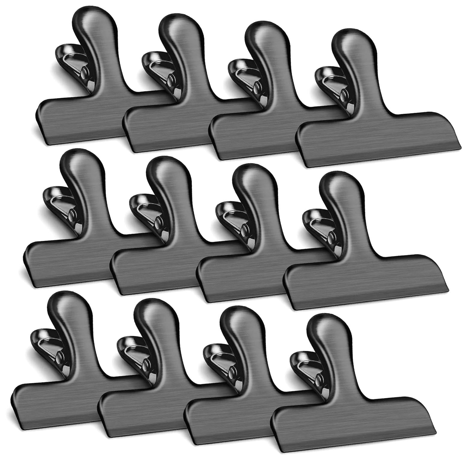 FREEAMG 24 Piece Stainless Steel Bag Clips, Food Seal Clips for Snacks ...