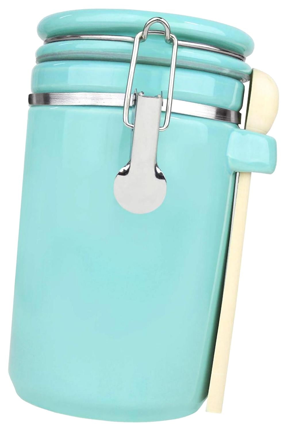 FREEAMG 25 Oz Ceramic Sealable Jar, Airtight Ceramic Food Storage ...