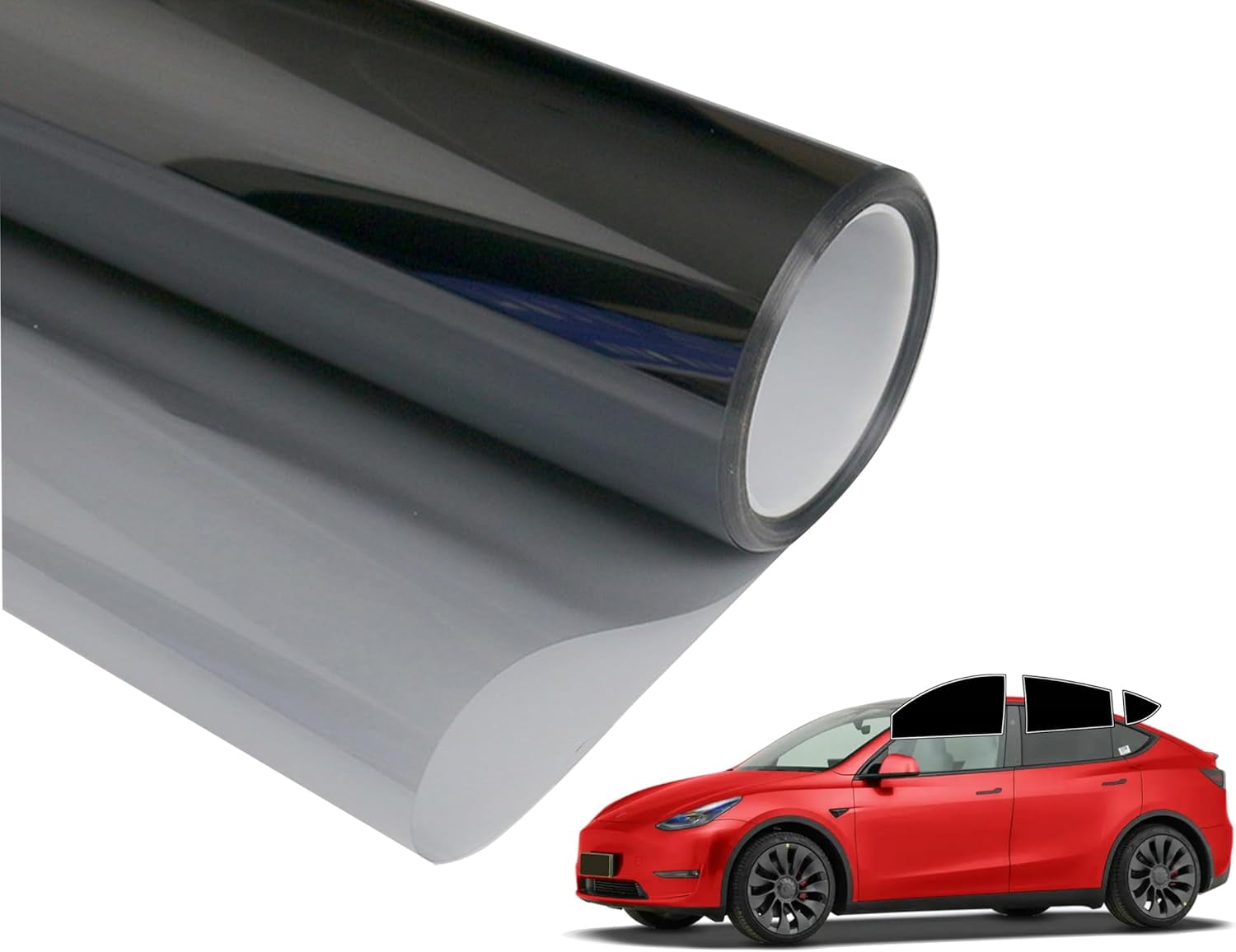 FREEAMG 2Ply Premium Car Window Tint lm - 20''x15'ft (25% VLT), Privacy ...
