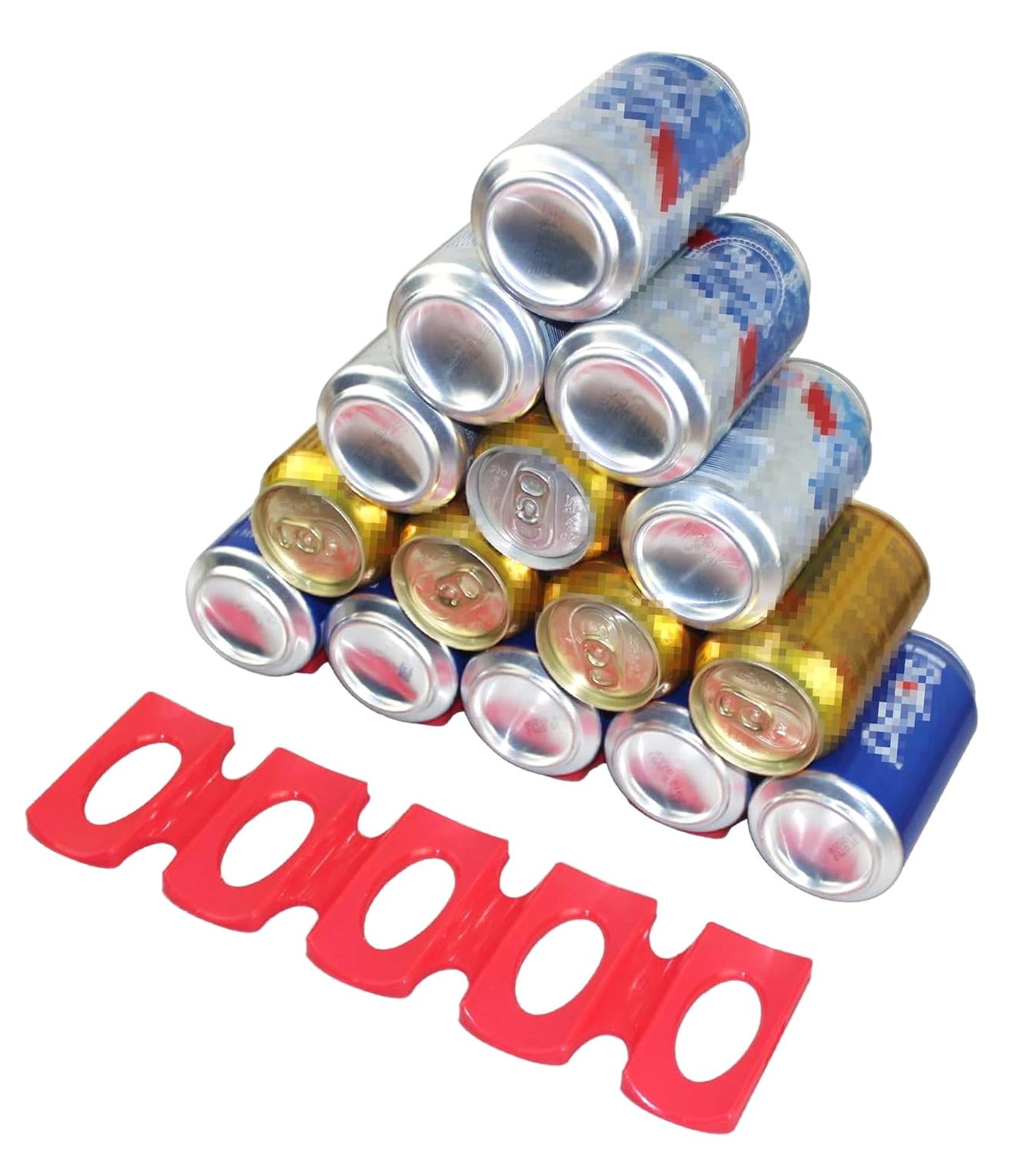 FREEAMG 2pcs Silicone Stacker, Foldable Bottle and Can Easy Stacker Rack Space Saver Foldable ...