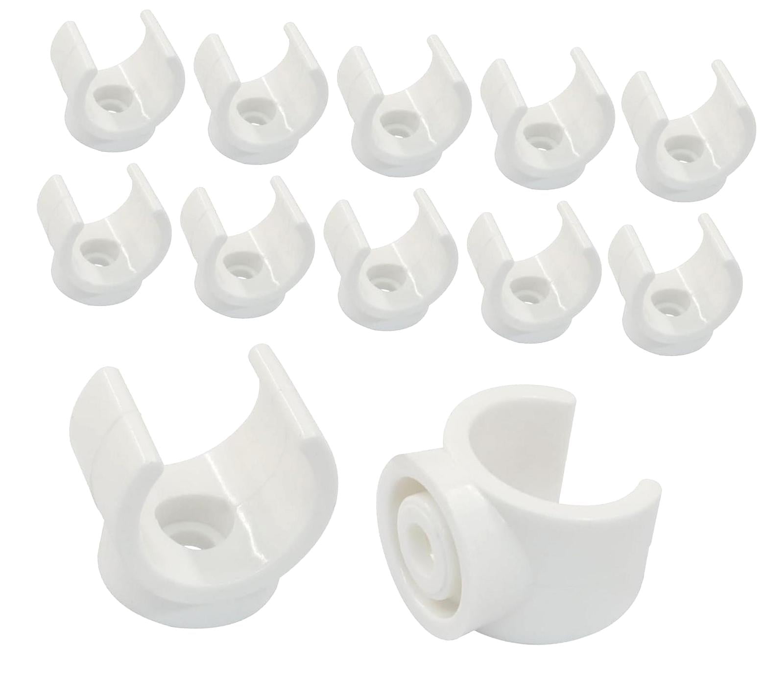 FREEAMG 3/4 Inch PEX U-Clips, White Plastic Pipe Hangers, 50-Pack for ...