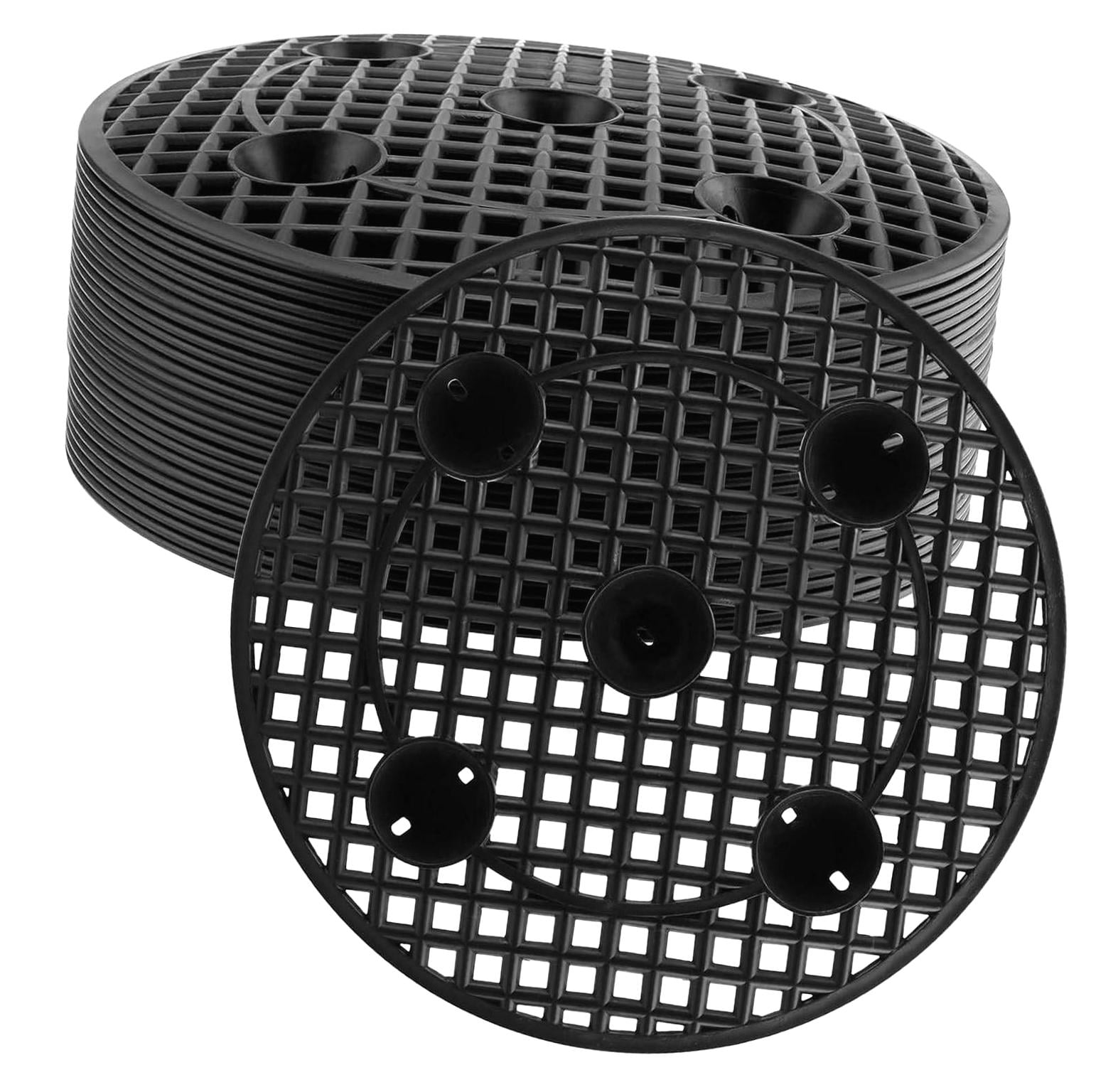 FREEAMG 30 PCS 11.8 Inch Plant Pot Elevators, Round Plastic Saucer ...