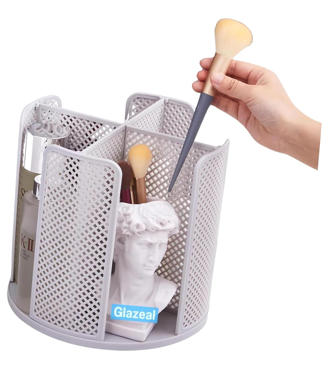 FREEAMG 360-Degree Rotating Cup and Lid Holder with 4 Sections ...