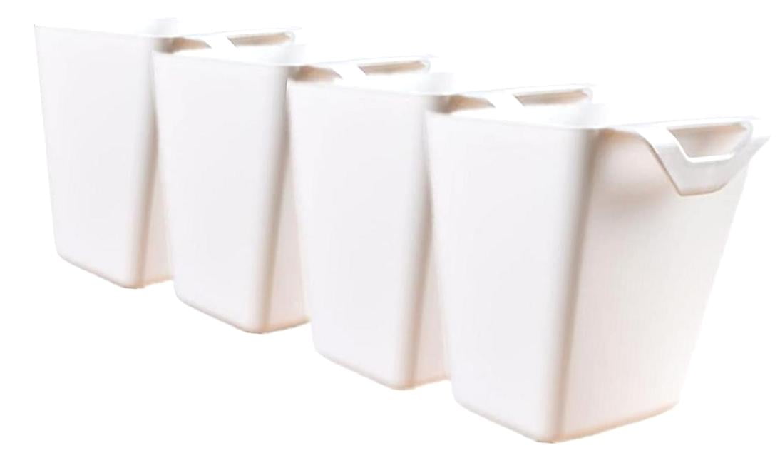 FREEAMG 4 Pack Hanging Cup Holders, Trolley Basket Storage, Rolling ...