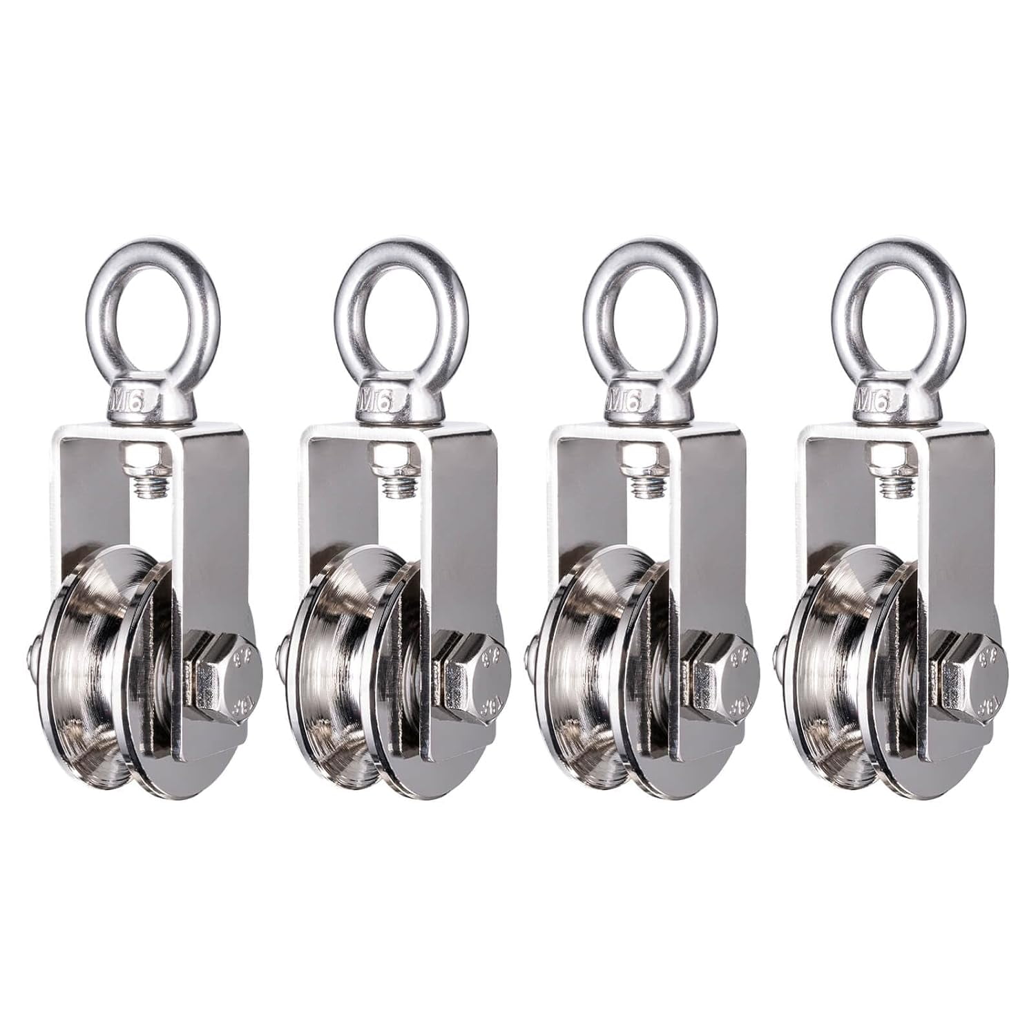 FREEAMG 40mm Cable Pulley Wheel, Bearing Inside, Rope Pulley for Pulley ...