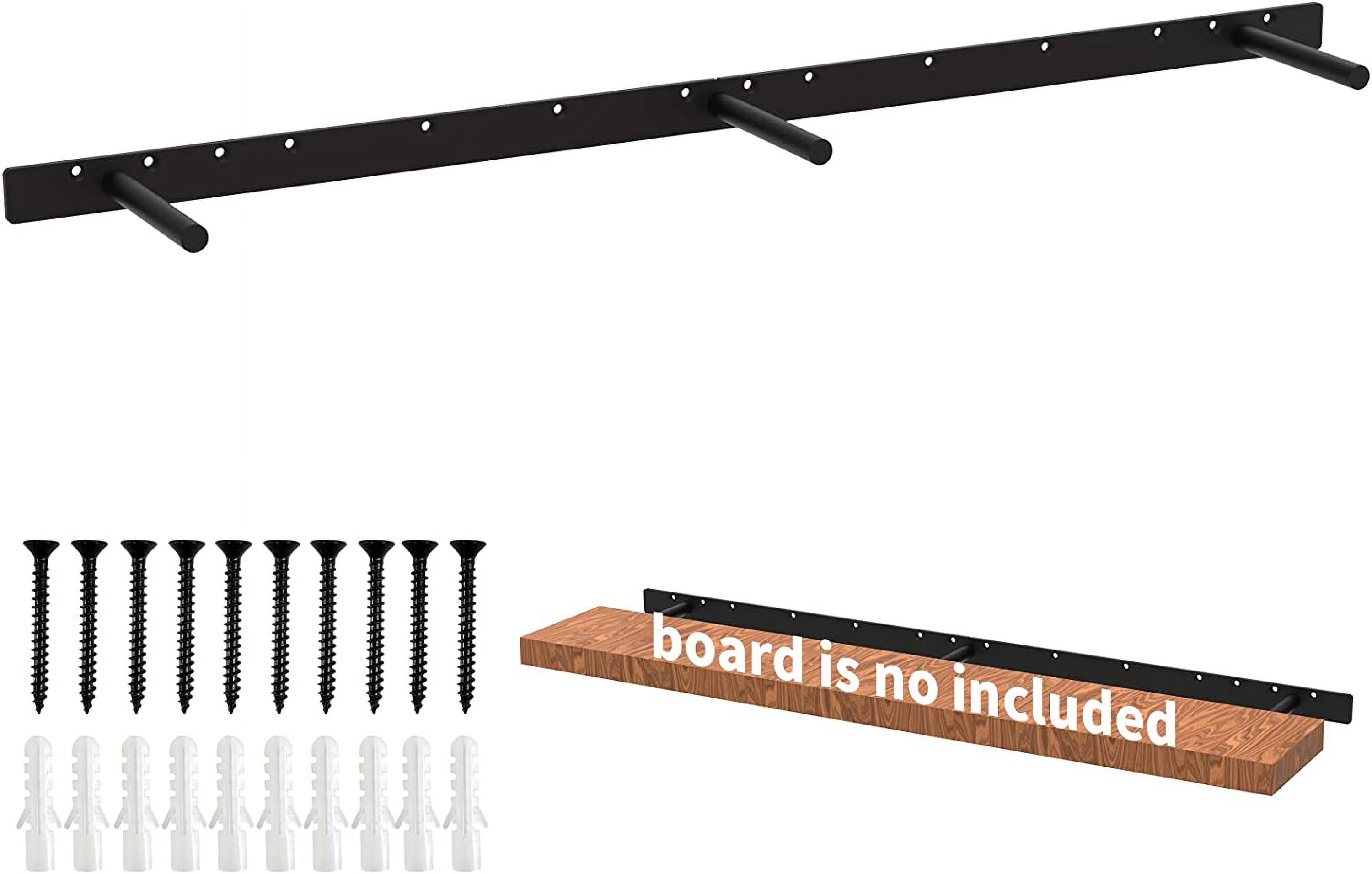 FREEAMG 43 Inch Heavy Duty Blind Wall Mount Floating Shelf Bracket ...