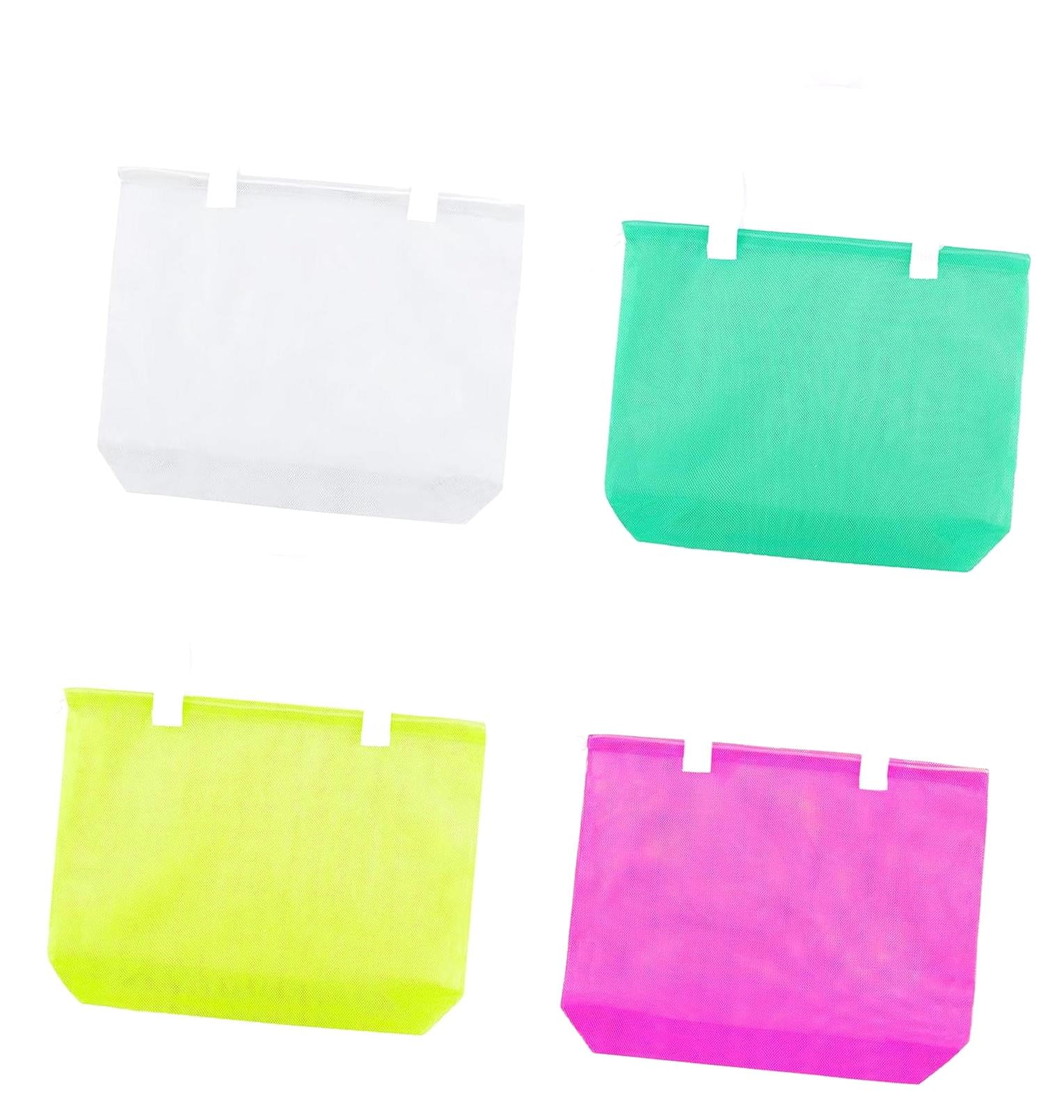 FREEAMG 4Pack Vibrant Mesh Beach Carryalls, Mesh Shopping Sacks ...
