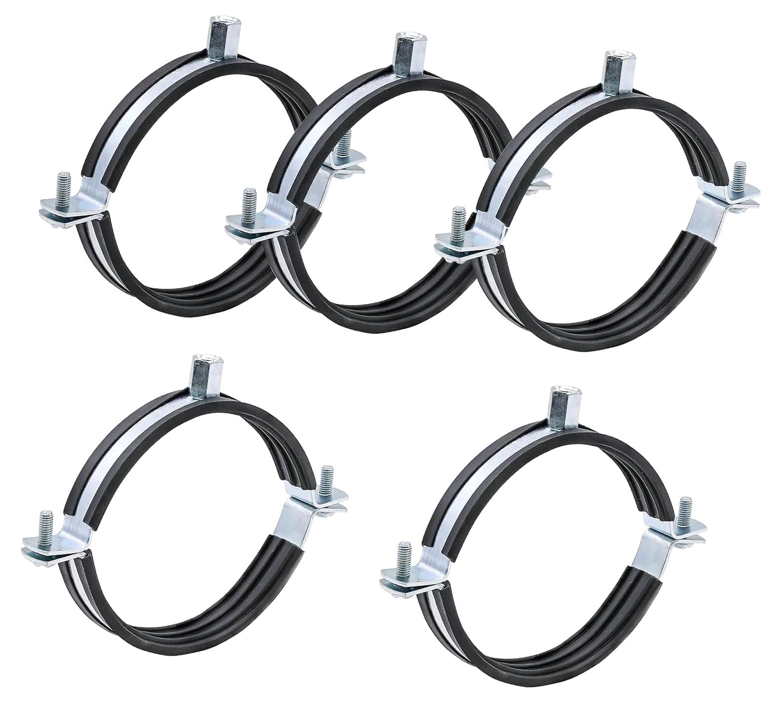 FREEAMG 5 Pieces Split Pipe Hanger Adjustable Pipe Bracket Clamp for ...