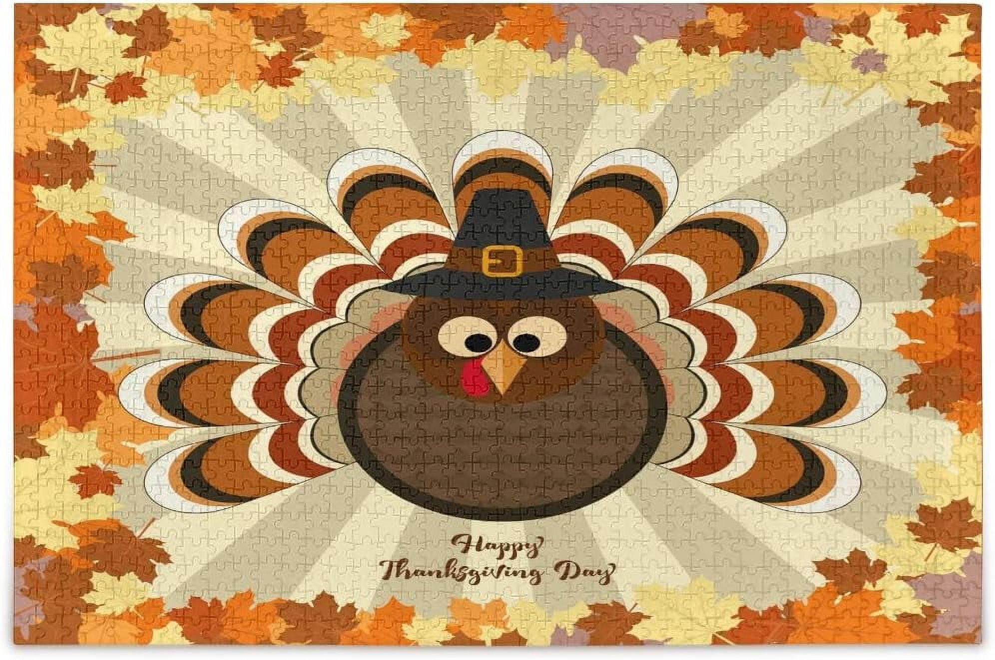 FREEAMG 500 Piece Jigsaw Puzzle for Adults Kids, Cute Turkey in ...