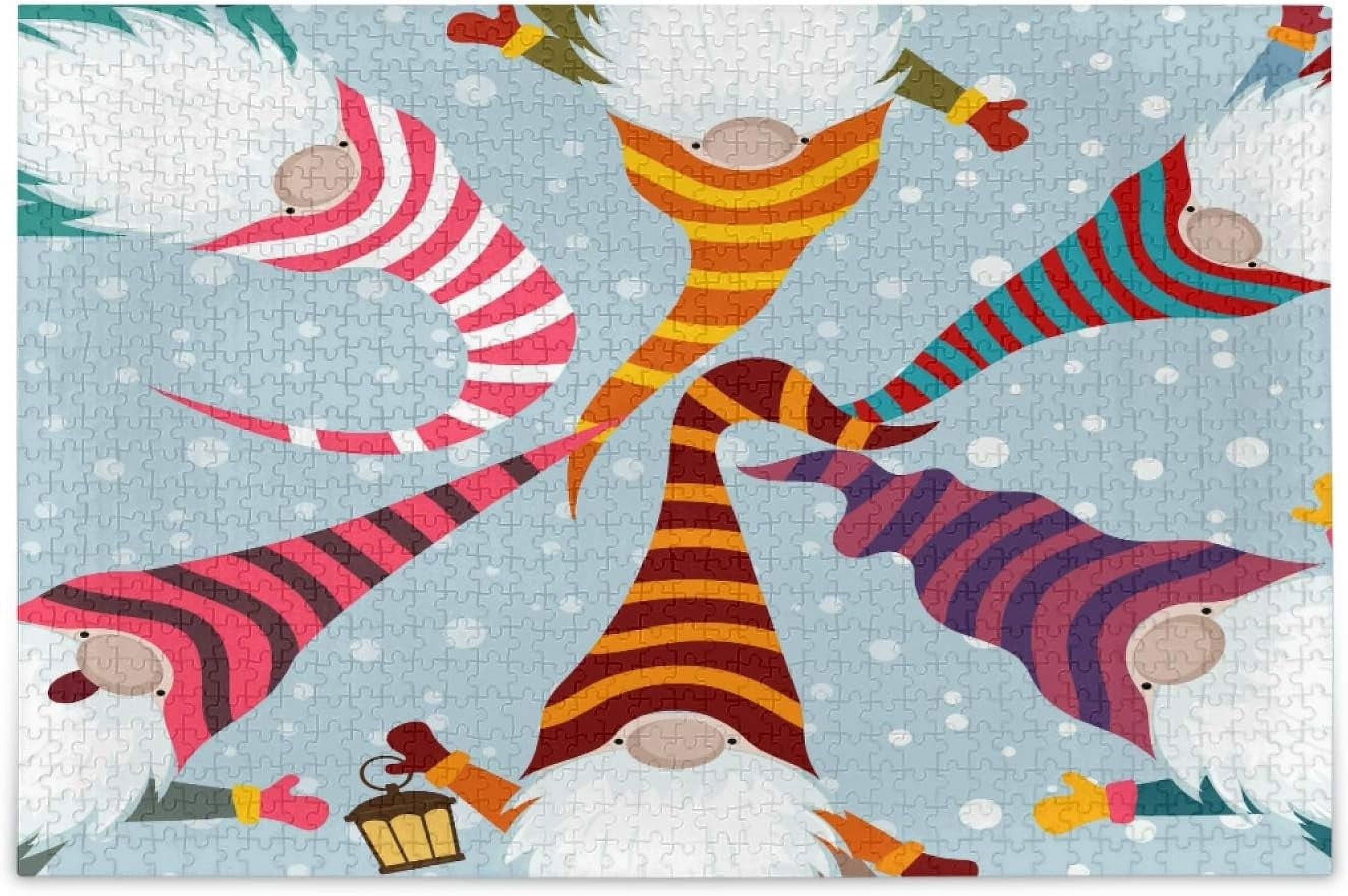 FREEAMG 500 Piece Jigsaw Puzzle for Adults Kids, Scandinavian Christmas ...