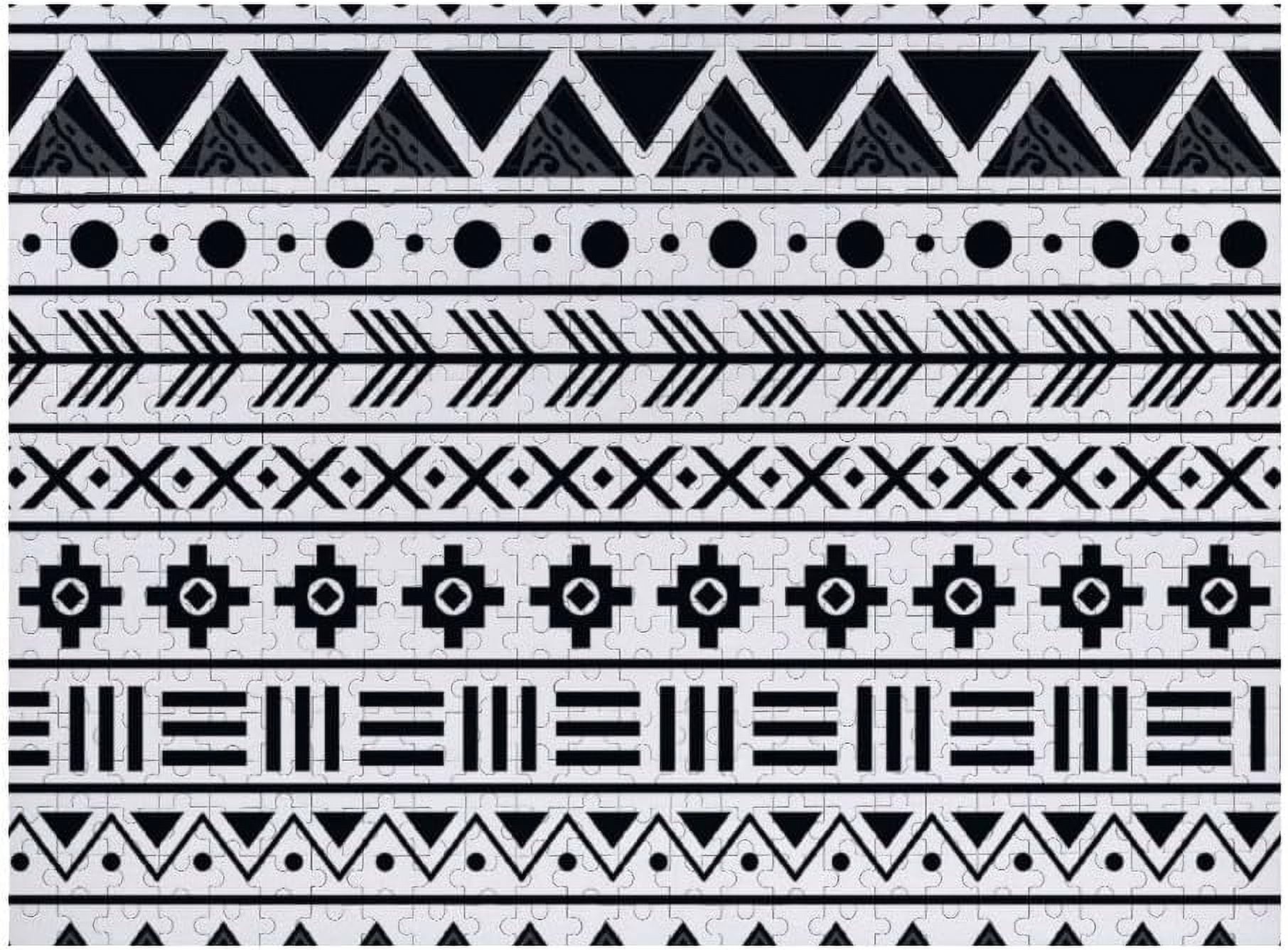 FREEAMG 500 Piece Jigsaw Puzzle for Kids Adults - Art Ethnic Tribal ...