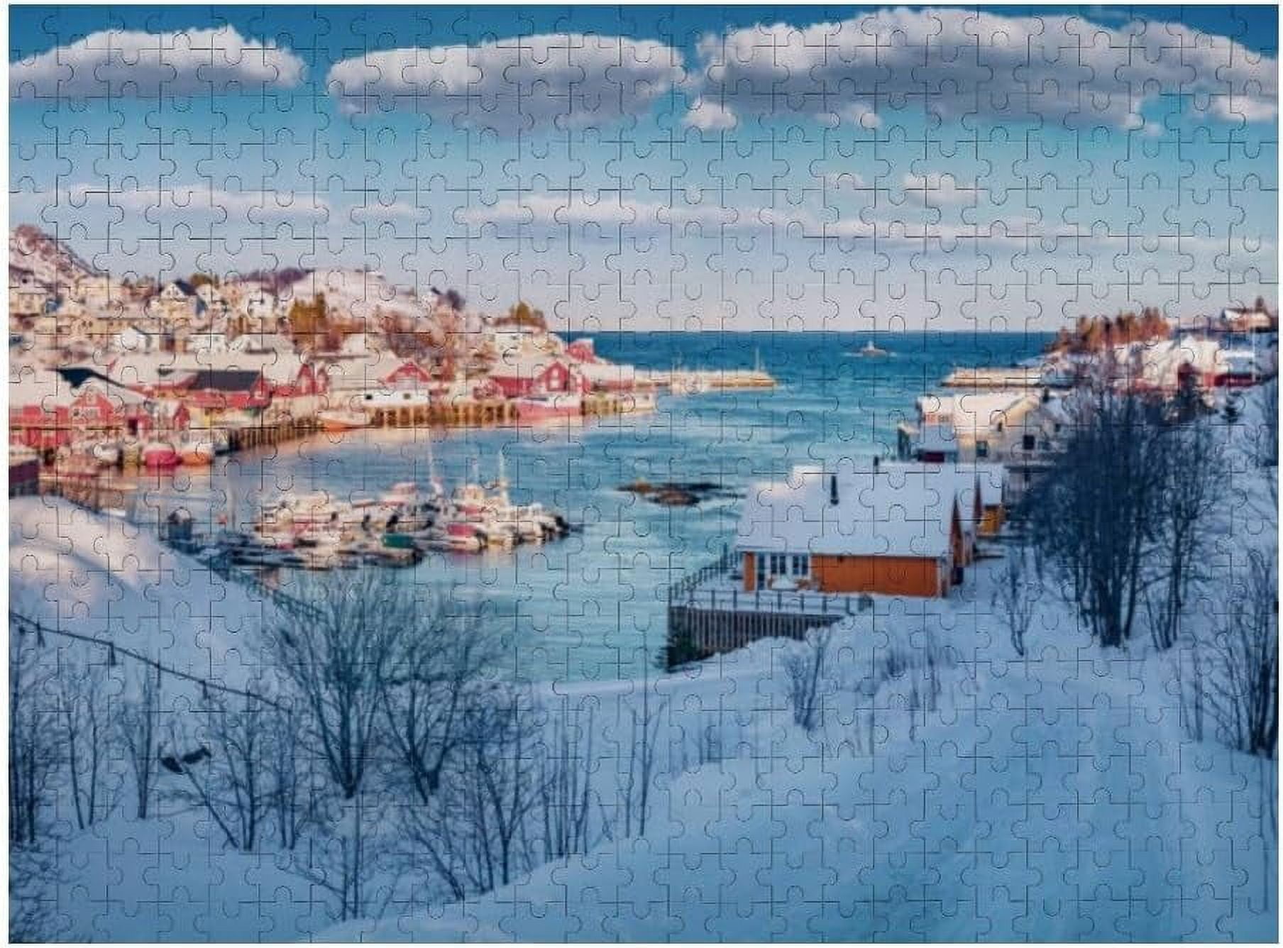 FREEAMG 500 Piece Jigsaw Puzzle for Kids Adults - Beautiful Winter ...