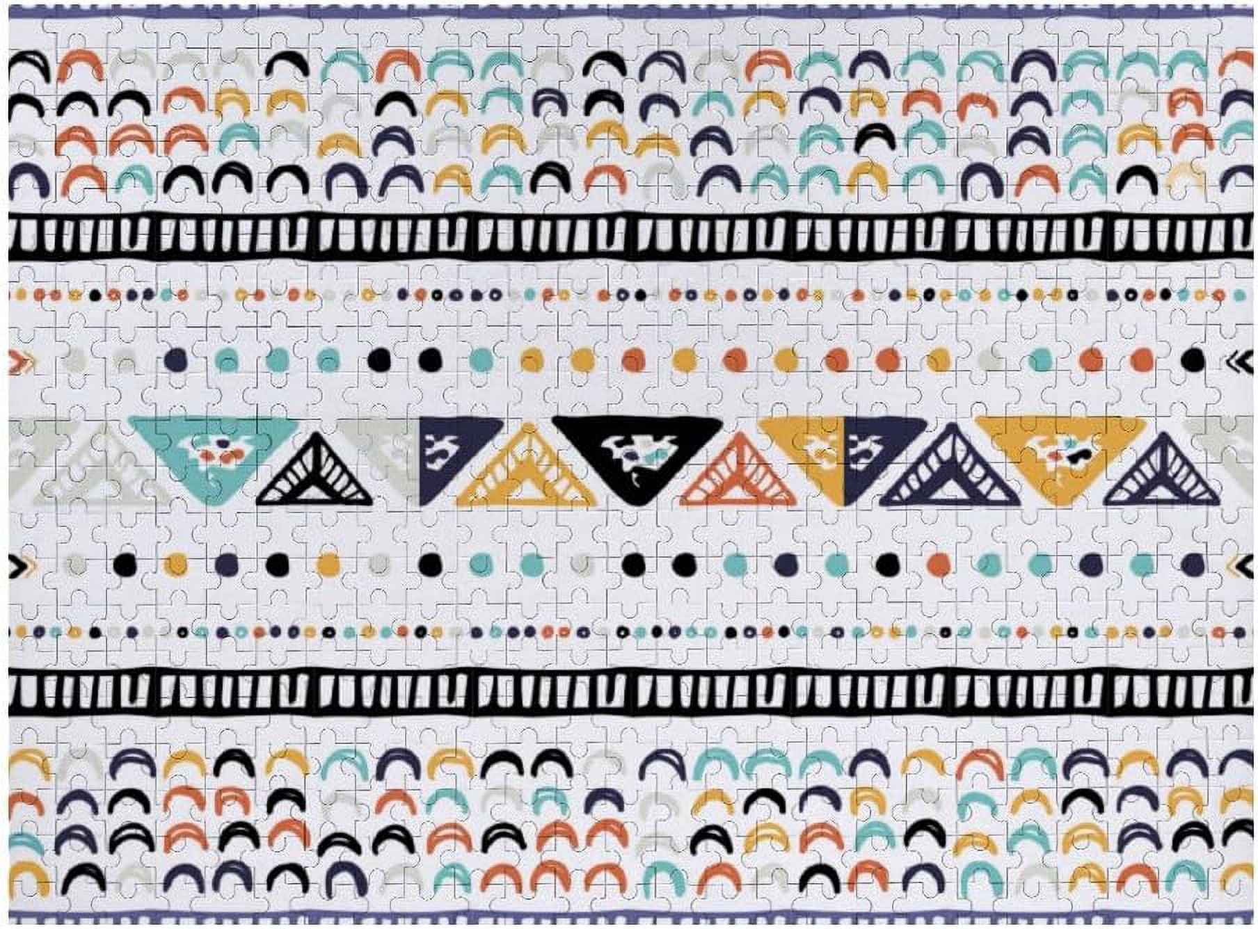 FREEAMG 500 Piece Jigsaw Puzzle for Kids Adults - Ethnic Native Style ...
