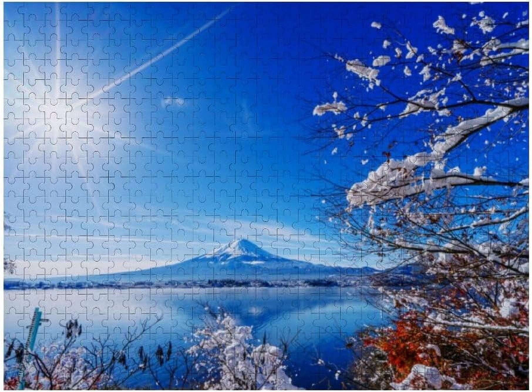 FREEAMG 500 Piece Jigsaw Puzzle for Kids Adults - Sunrise at The Lake ...