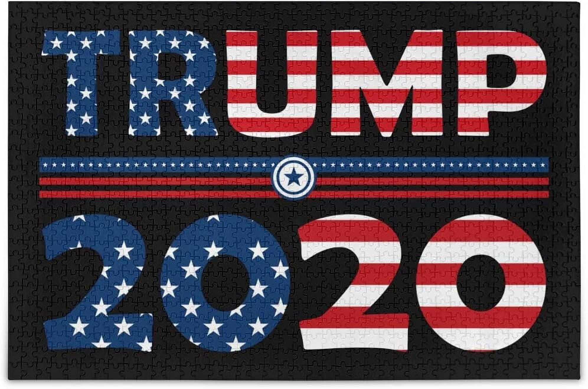 FREEAMG 500 Piece Puzzles for Adults Donald Trump 2020 Jigsaw Puzzles ...