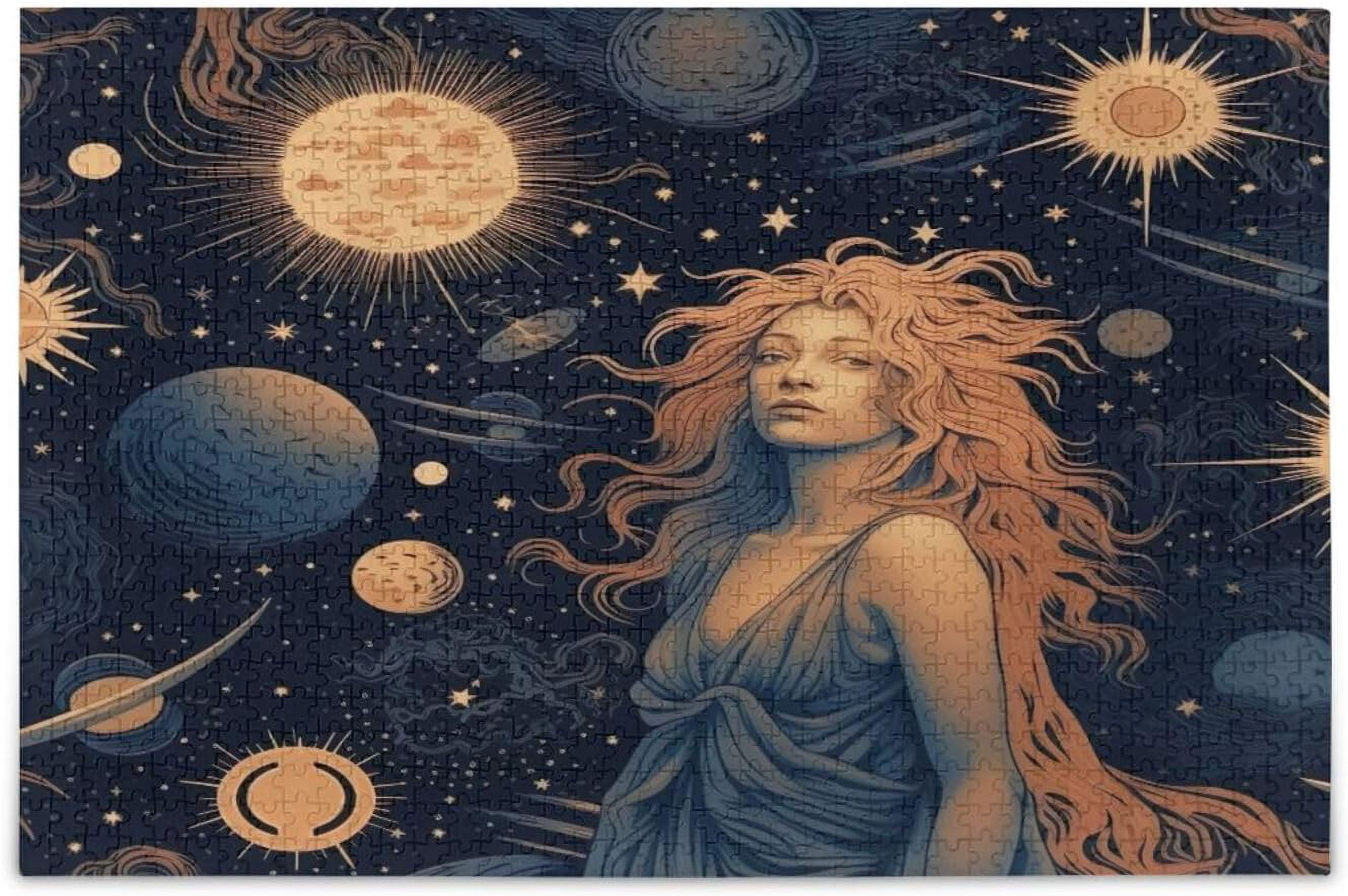 FREEAMG 500 Pieces Starry Goddess Jigsaw Puzzle for Adults Teens Kids ...