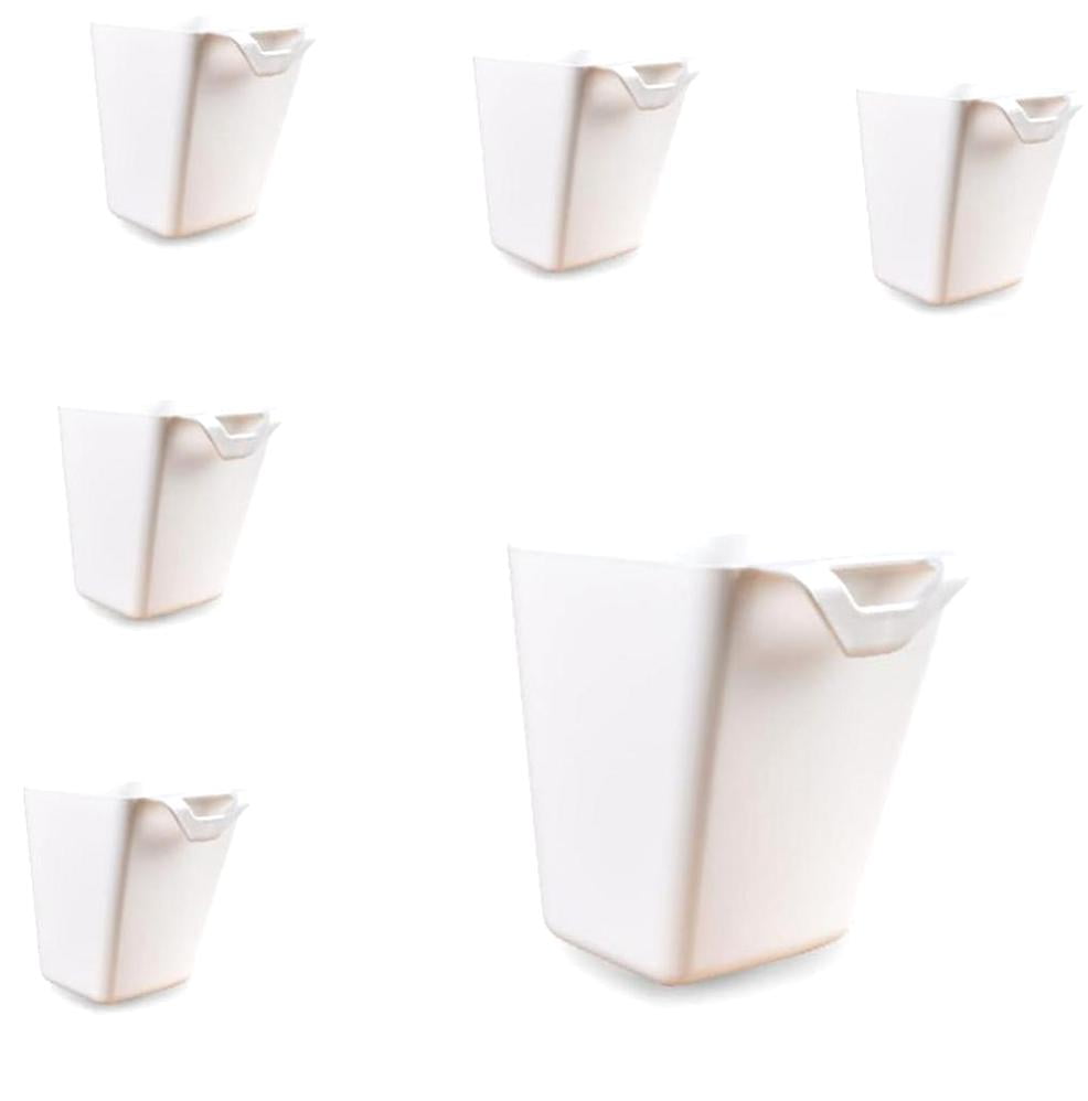 FREEAMG 6 Pack Hanging Cup Holders, Wall Organizers, Rolling Cart ...