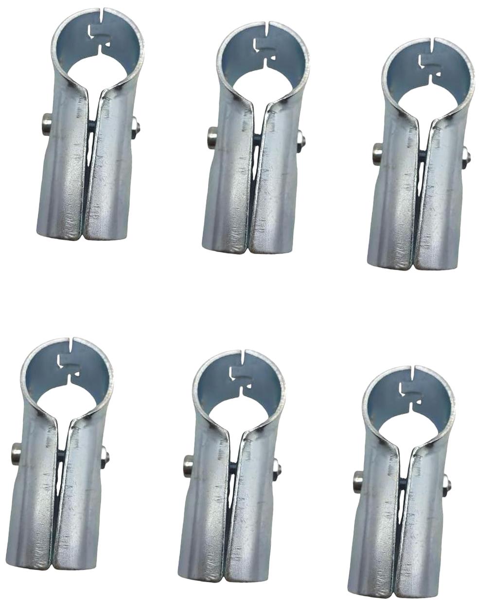 FREEAMG 6 Pcs T Clamps Pipe Connector Metal Fittings,Structural Pipe ...