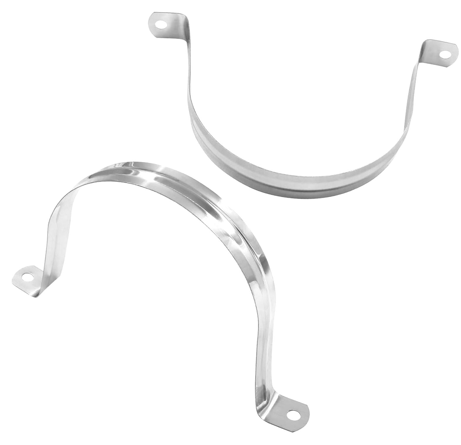 FREEAMG 6 Pieces M100 Rigid Pipe Straps, 4 Inch Steel Two-Hole U ...