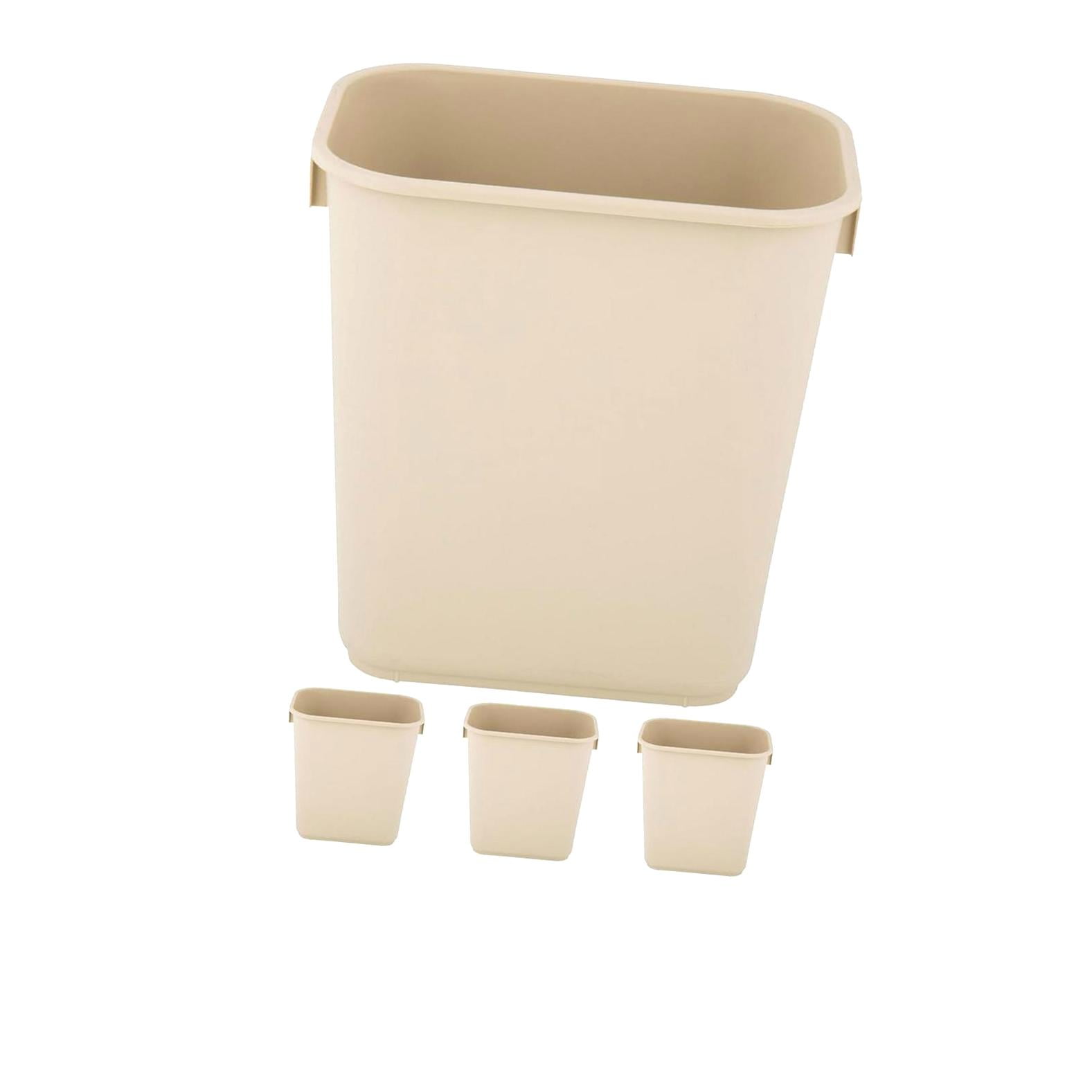 FREEAMG 7 Gallon Black Rectangular Trash Bin, Suitable for Restaurants ...