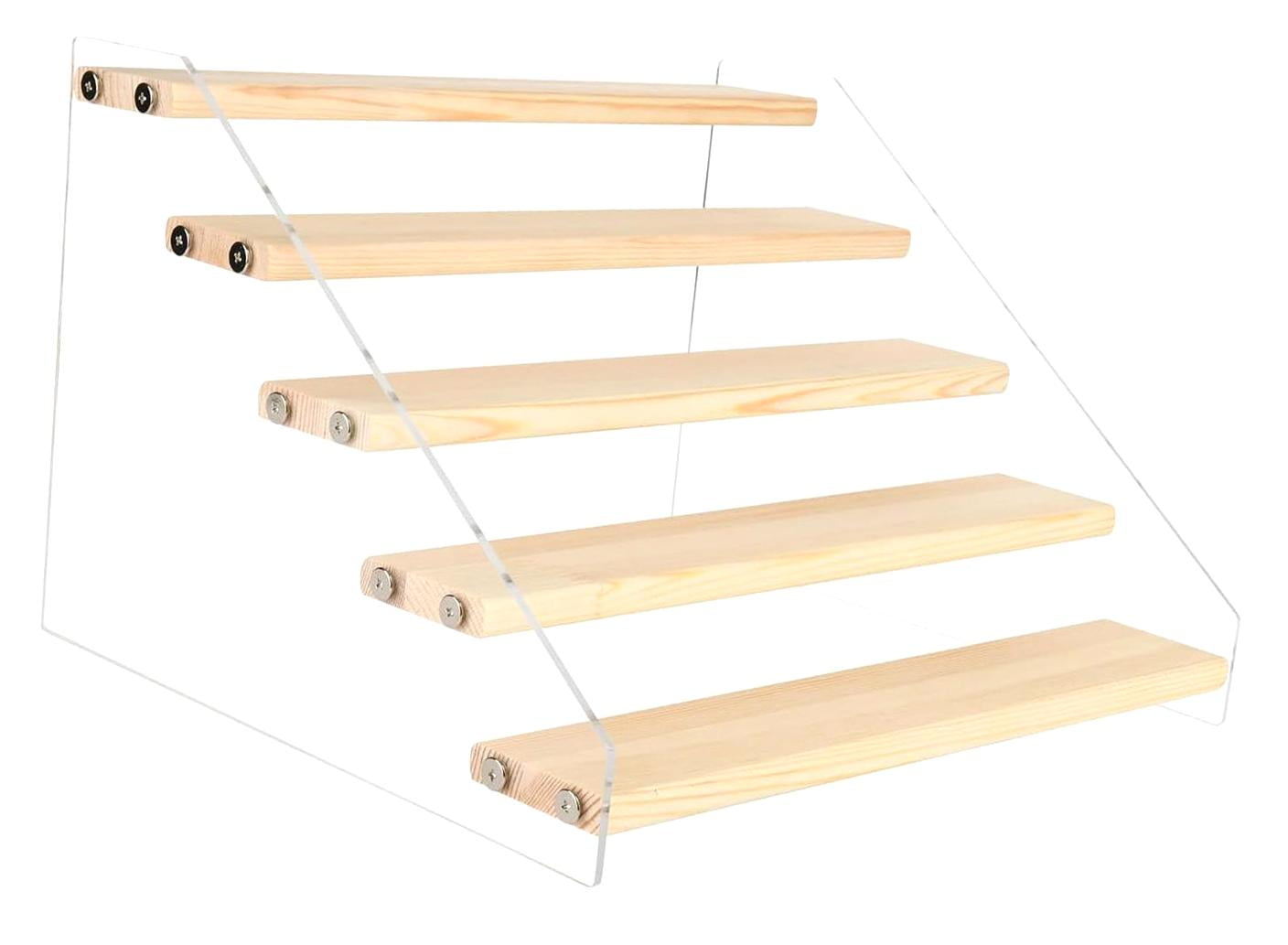 FREEAMG 7-Tier Acrylic Spice Rack, Clear Vertical Organizer for Cabinet ...