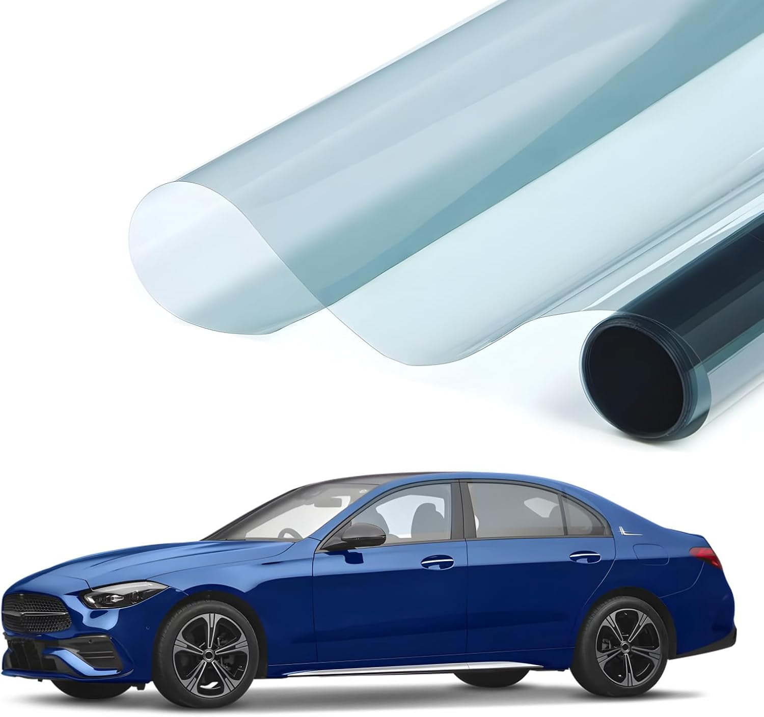 FREEAMG 70% VLT Window Tint lm for Car, 29.5IN×15FT Nano Ceramic Car ...