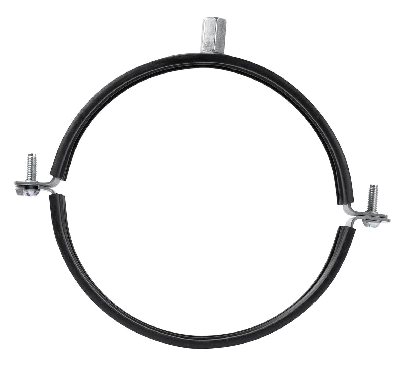 FREEAMG 8" Galvanized Pipe Hanger with Rubber - Conduit Mounting Clamp ...