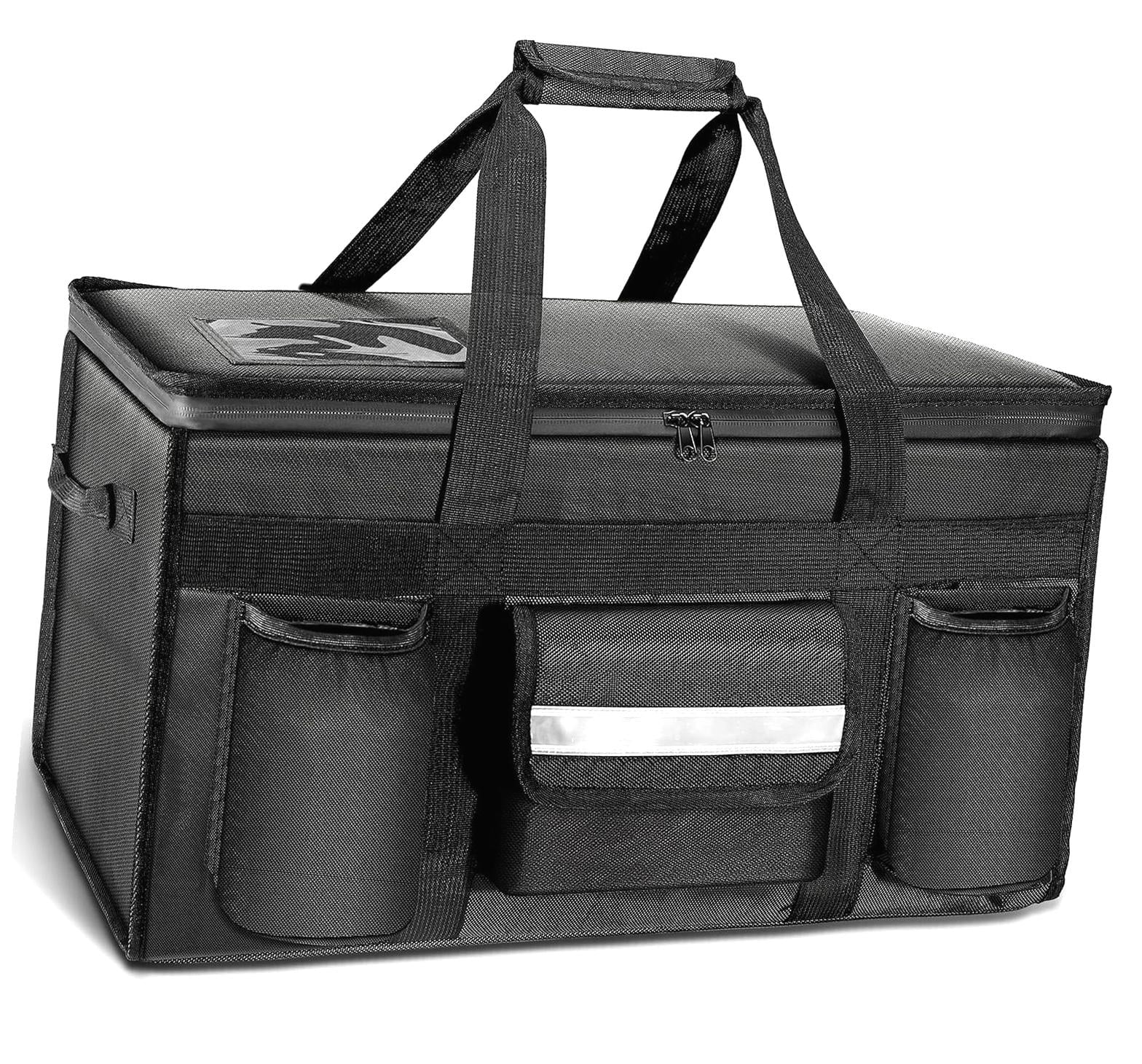 FREEAMG 80 Cans Thermal Cooler for Food & Pizza Delivery, Suitable for Car, Bike, Camping ...