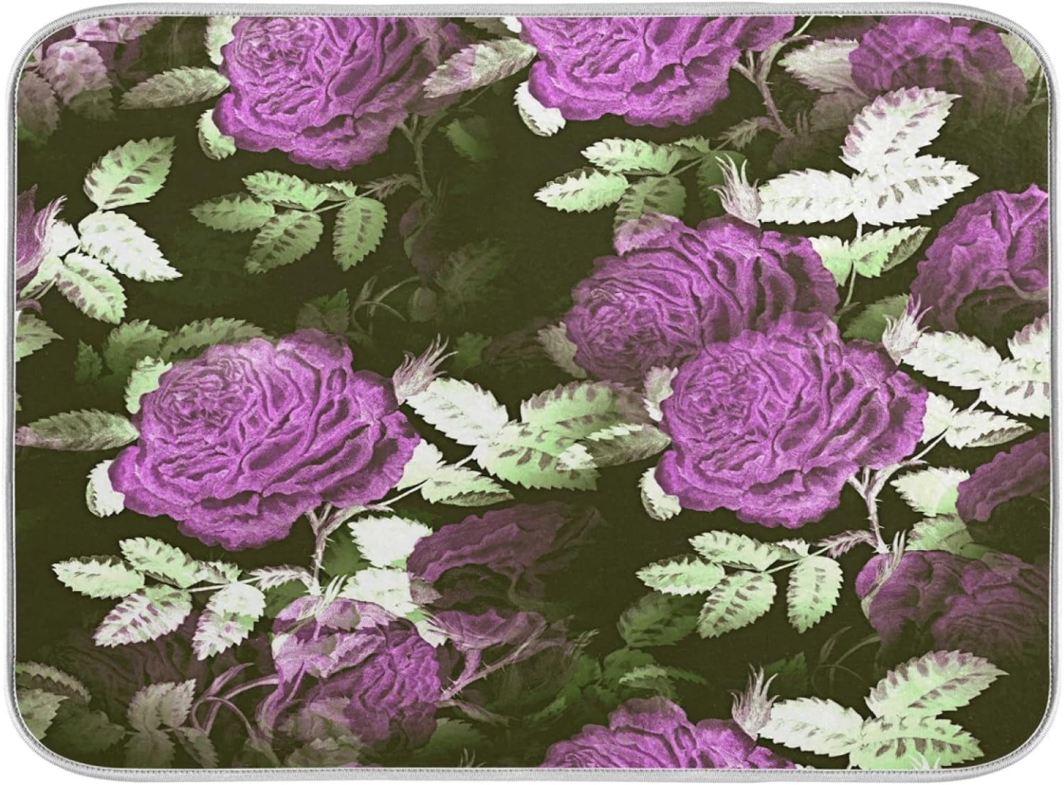 FREEAMG Absorbent Dishes Drainer/Rack Mat for Countertop Small Size 16 ...