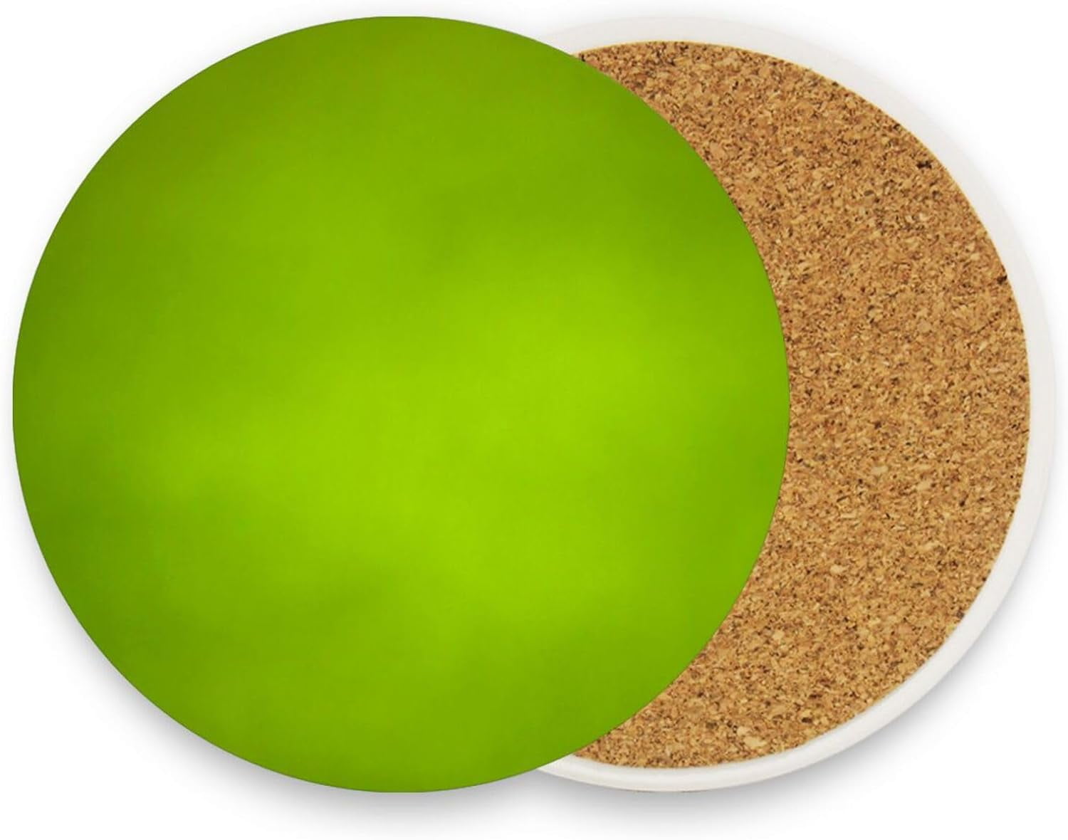 FREEAMG Abstract Green Texture Coasters for Drinks Set of 2, Absorbent ...