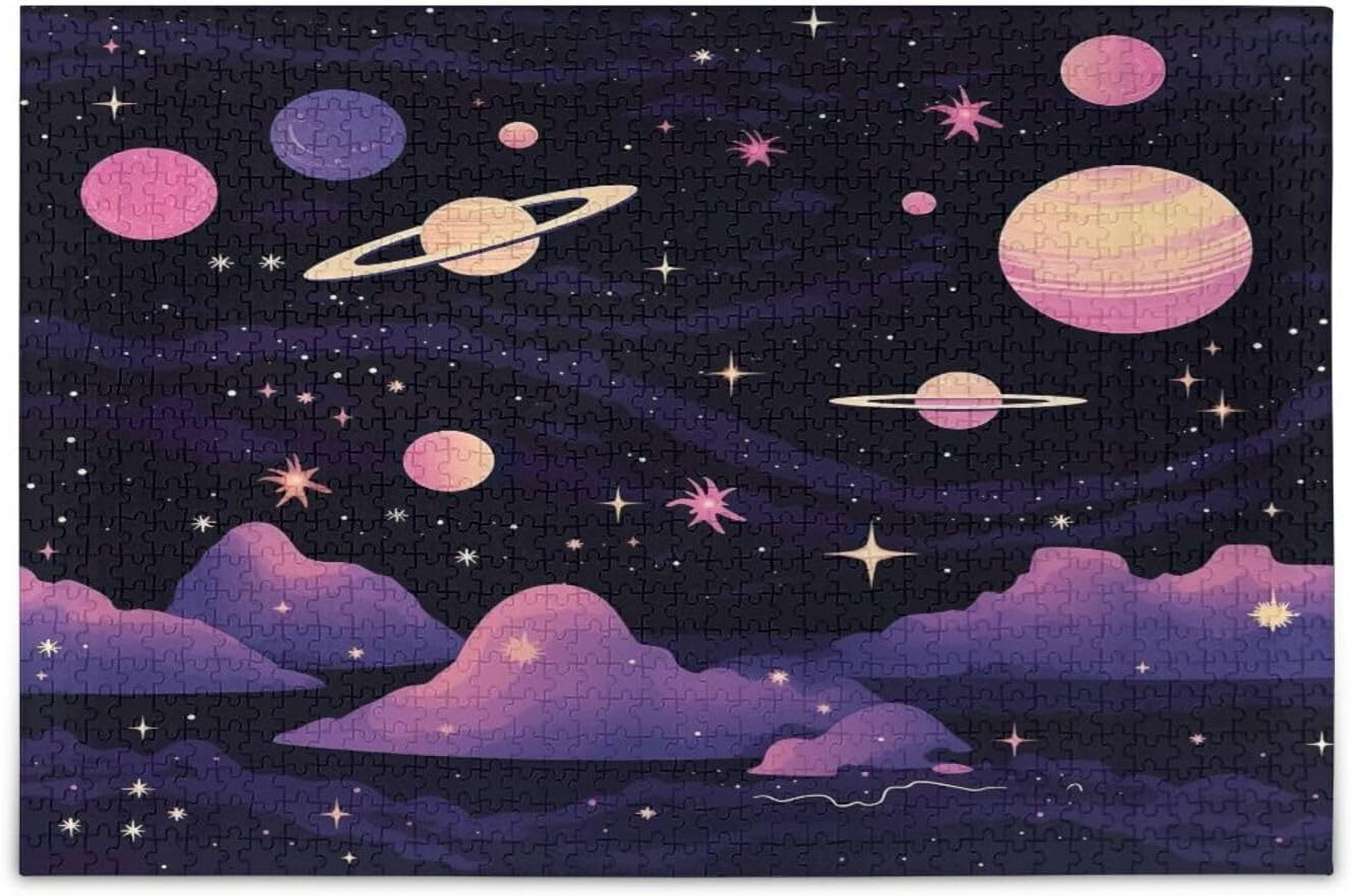 FREEAMG Abstract Planets Jigsaw Puzzles for Adults 1000 Piece, Puzzles ...