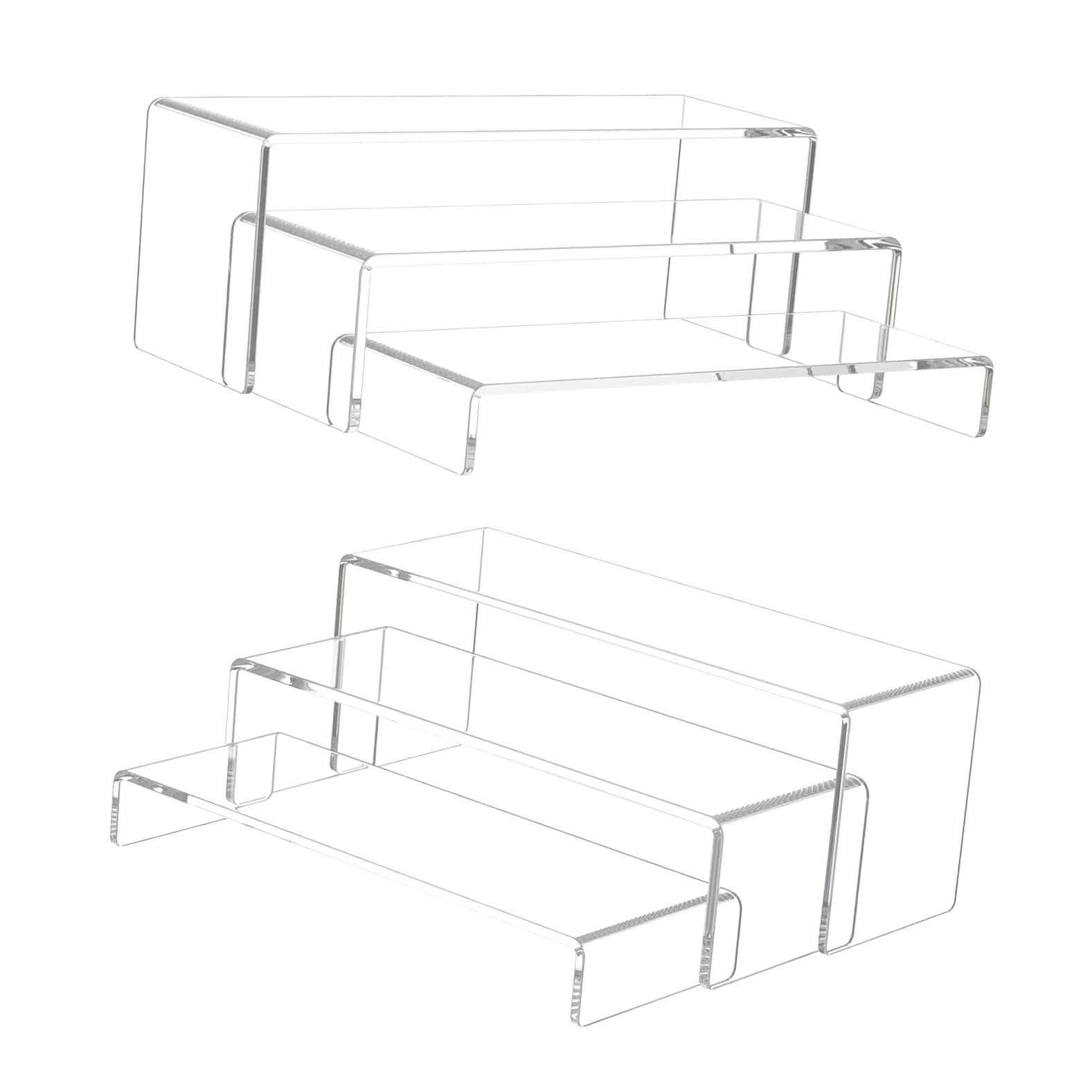 FREEAMG Acrylic Display Elevator, 6 Pieces 12" Large Acrylic Stands, 2 ...